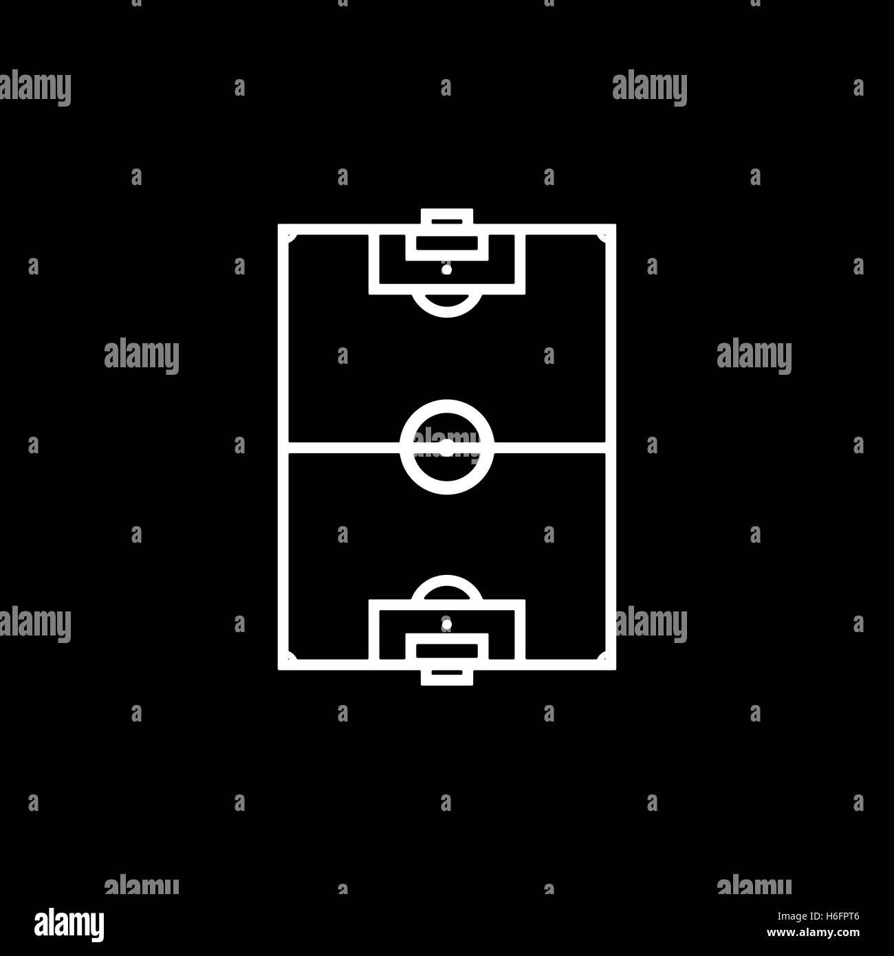 The soccer ball icon. Football symbol. Flat Vector illustration Stock ...