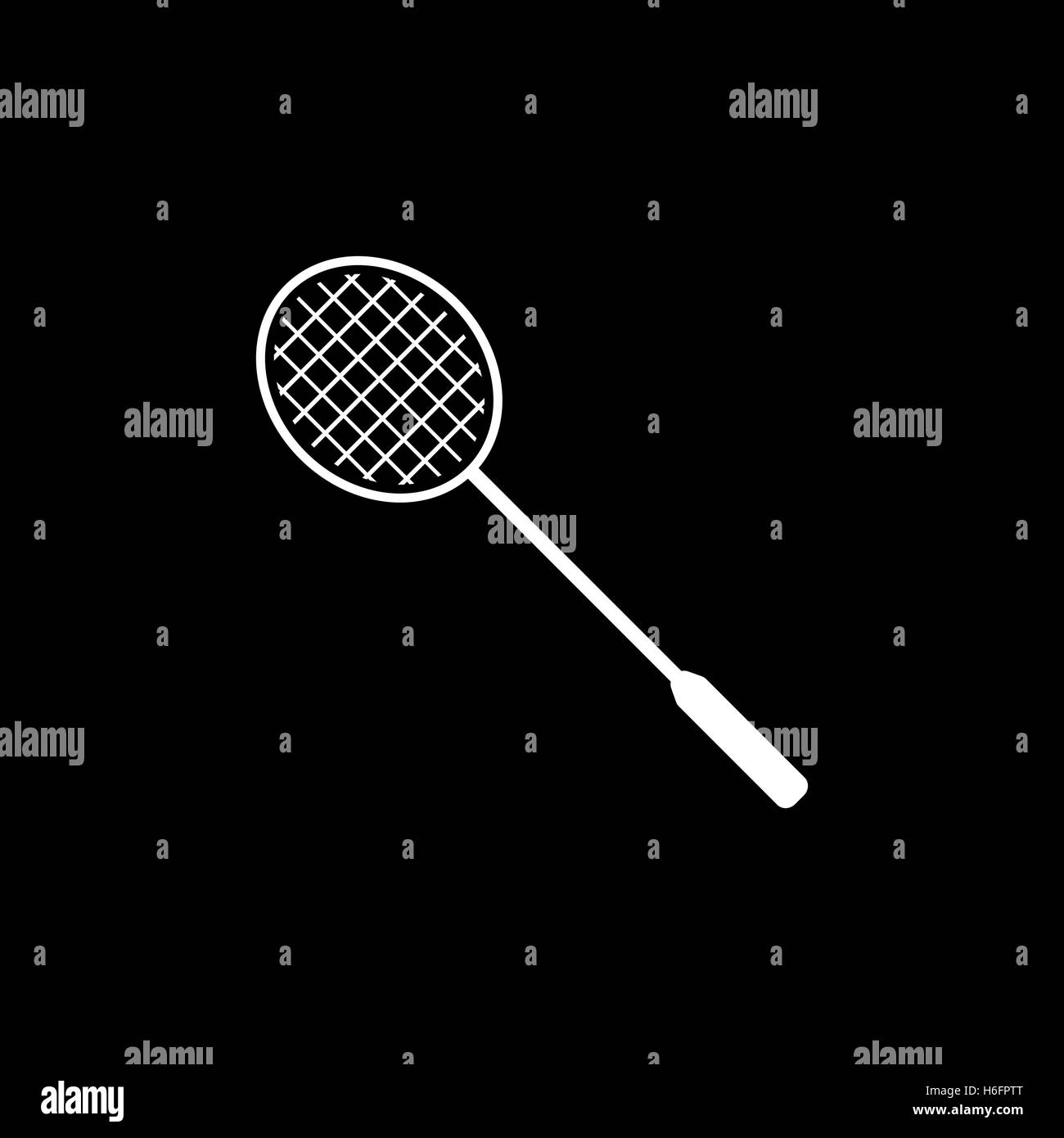 The badminton icon. Game symbol. Flat Vector illustration Stock Vector ...