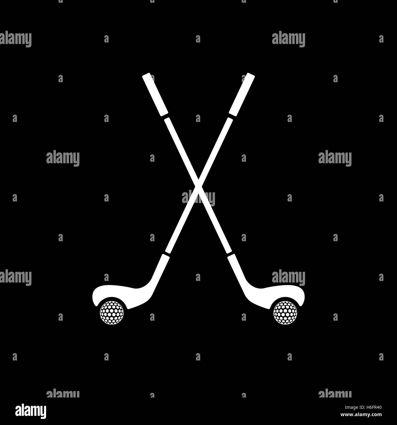 The golf icon. Sport symbol. Flat Vector illustration Stock Vector ...