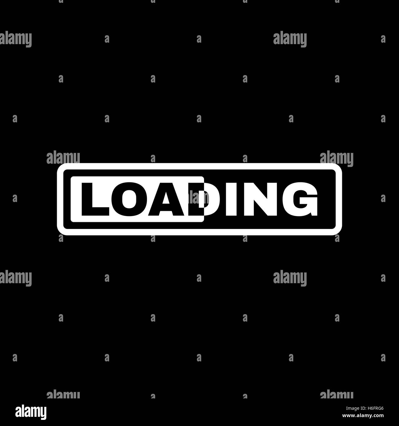 The loading icon. preloader symbol. Flat Vector illustration Stock ...