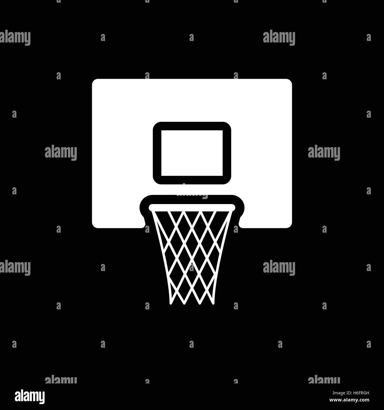 The basketball icon. Game symbol. Flat Vector illustration Stock Vector ...