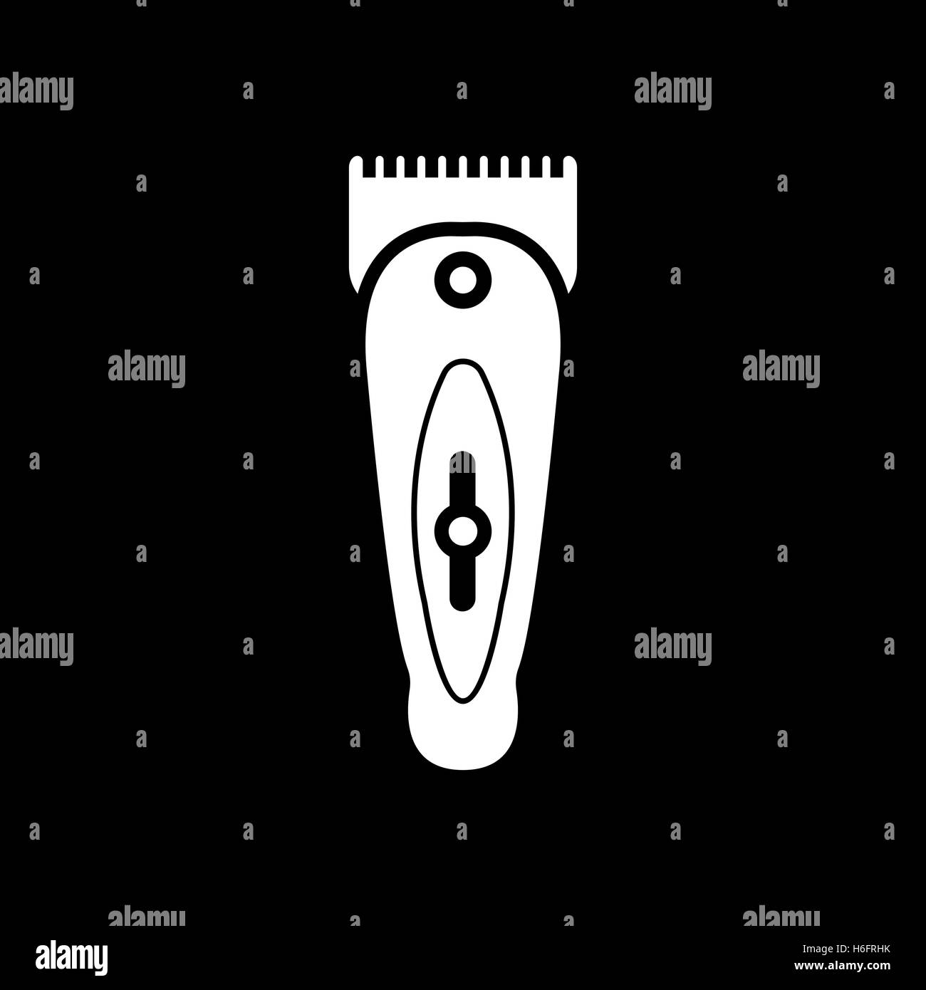 The hairclipper icon. Shaver symbol. Flat Vector illustration Stock ...