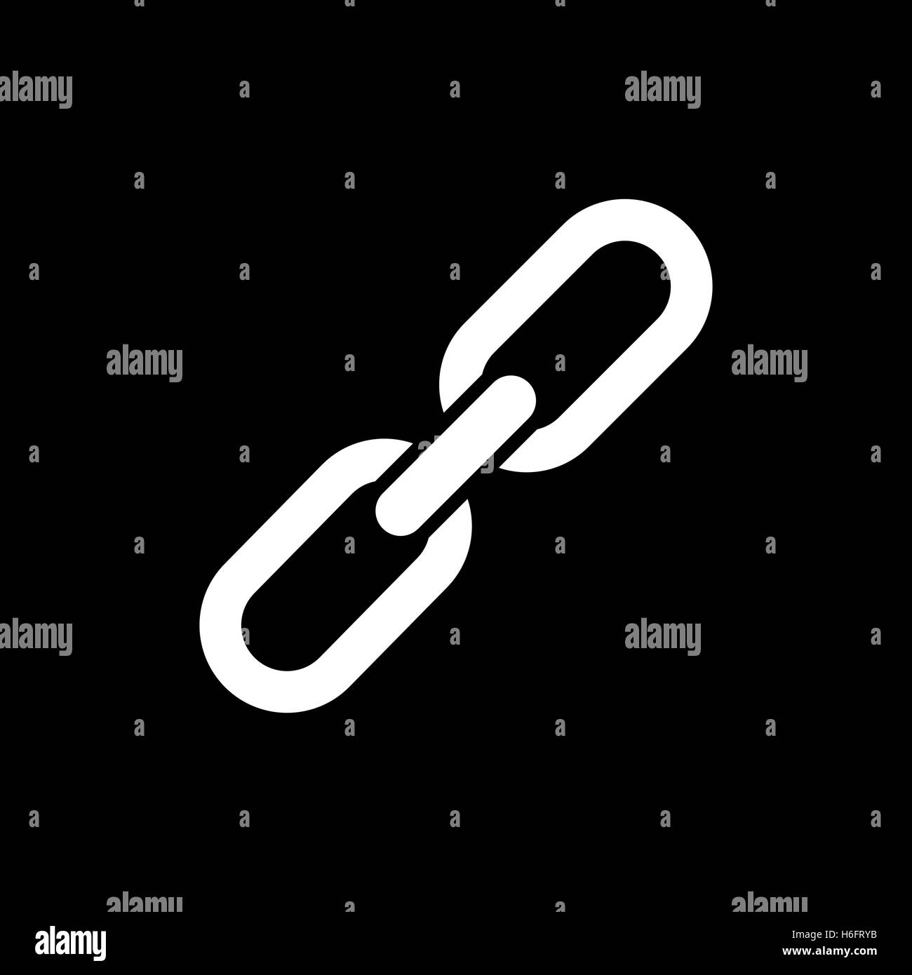The link icon. Linked symbol. Flat Vector illustration Stock Vector ...