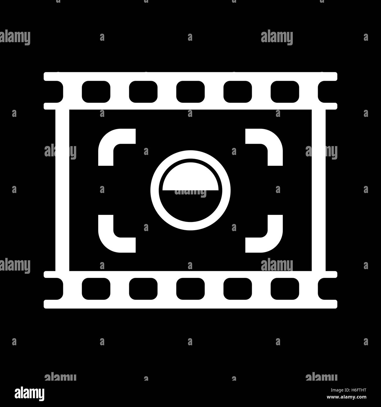 Camera viewfinder vector vectors Black and White Stock Photos & Images ...