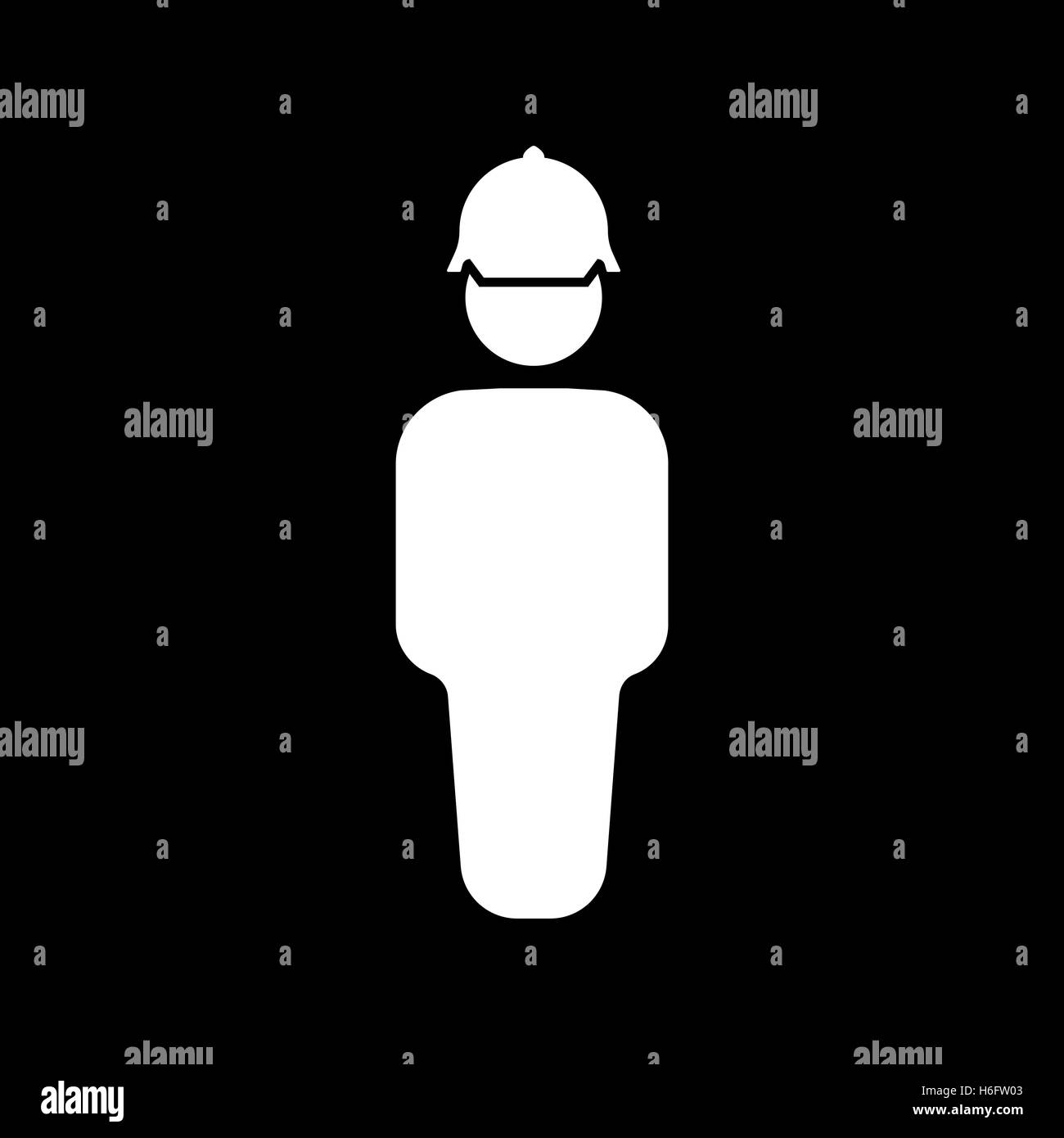 Workforce silhouette Black and White Stock Photos & Images - Alamy