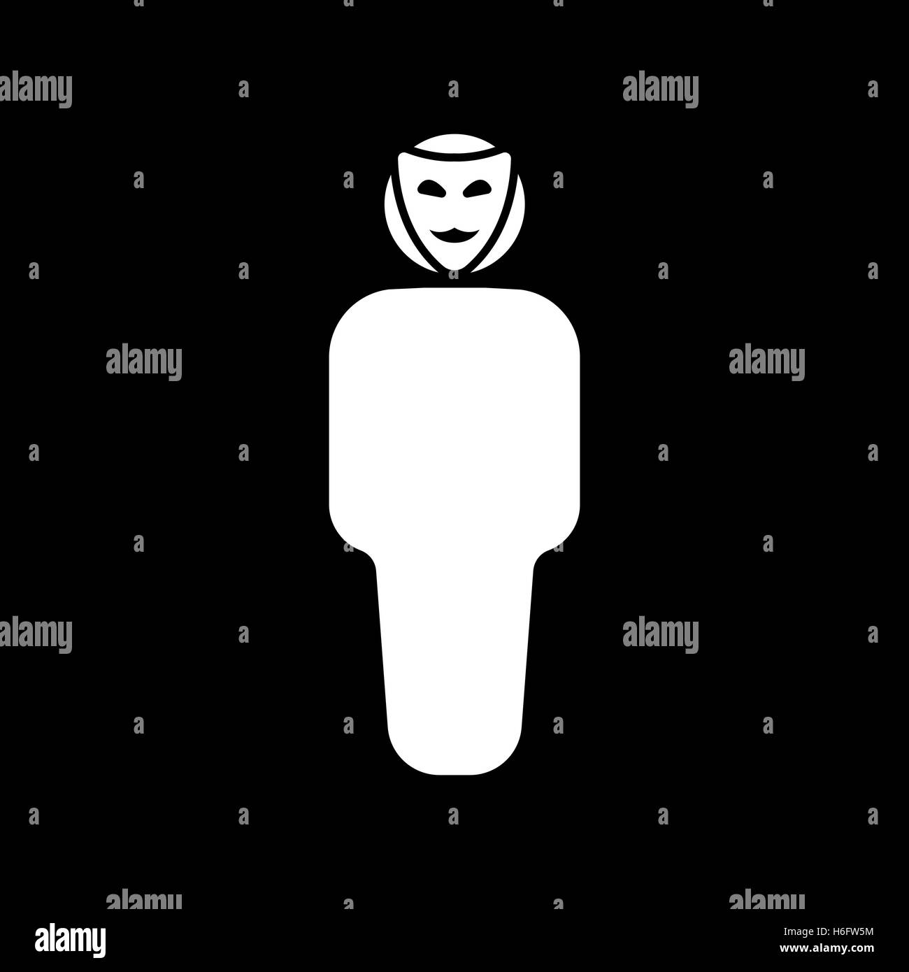 Faceless computer hacker Stock Vector Images - Alamy