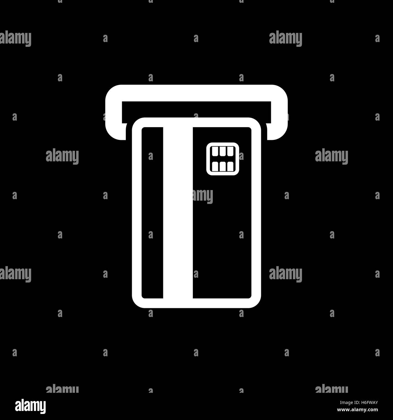 The atm card slot icon. Finance and payment, ecommerce, creditcard ...