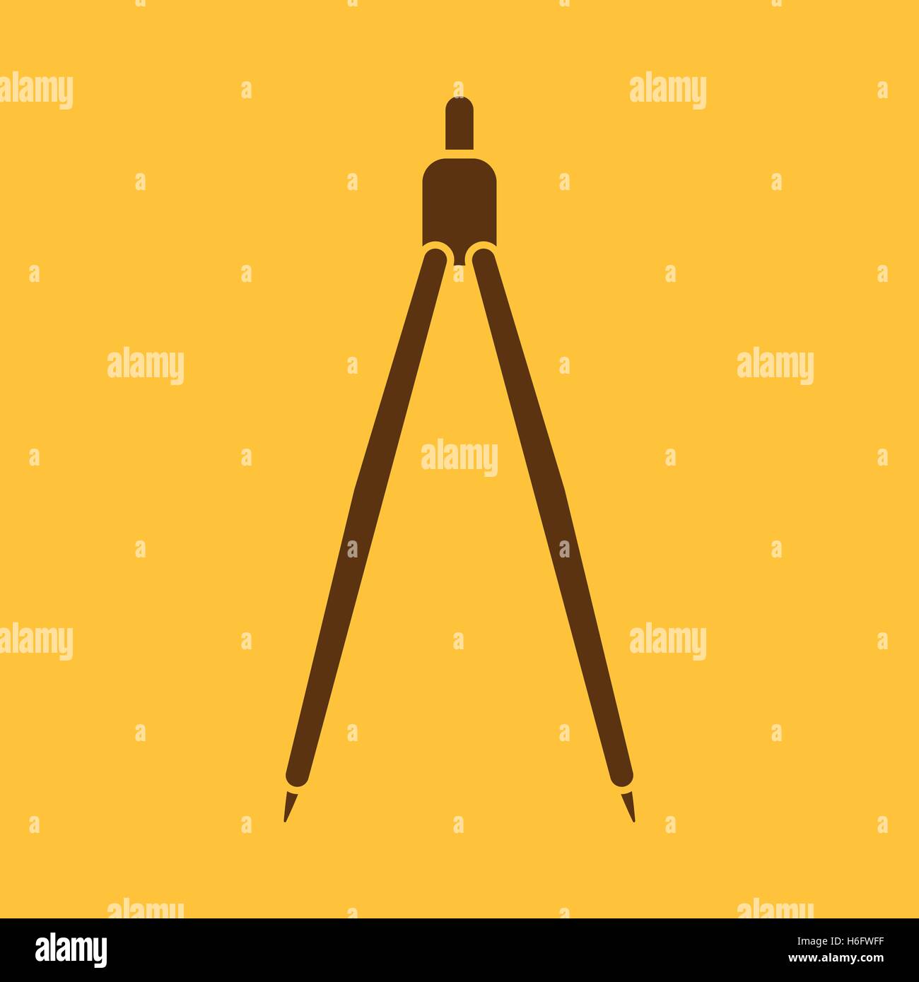 The divider icon. Divider symbol. Flat Vector illustration Stock Vector ...