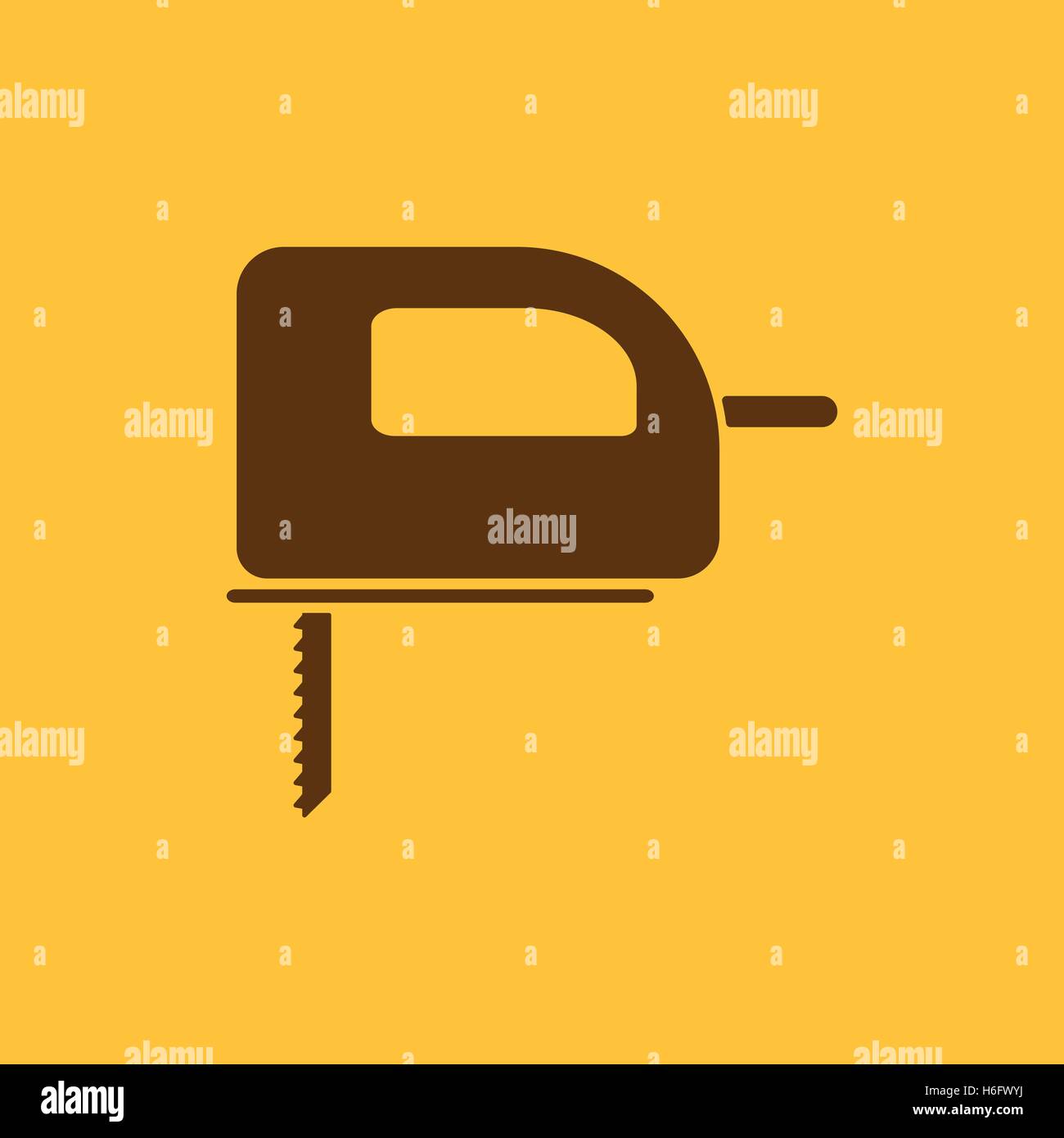 The fretsaw icon. Fretsaw symbol. Flat Vector illustration Stock Vector Image & Art - Alamy