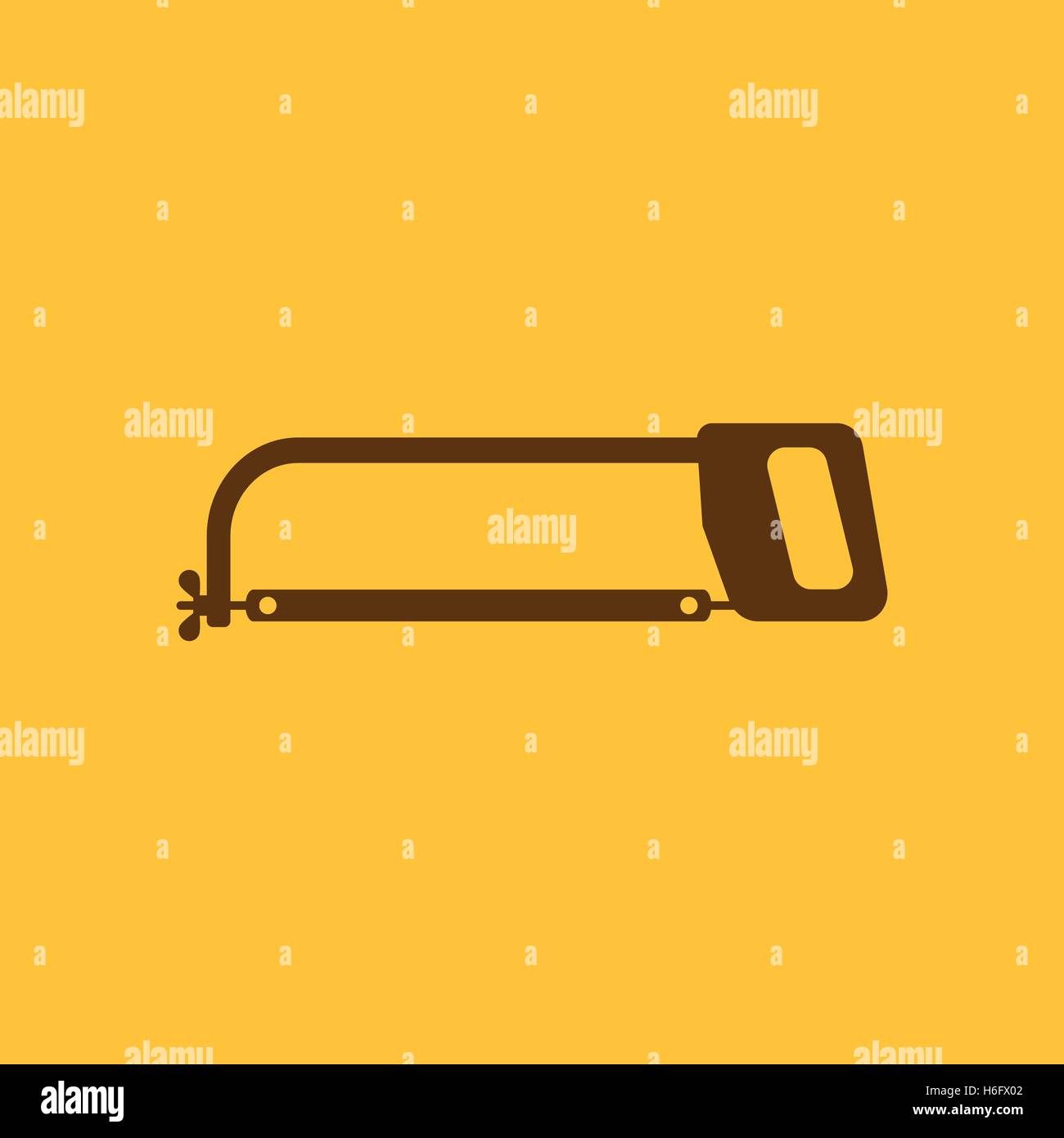 The hacksaw icon. Hacksaw symbol. Flat Vector illustration Stock Vector Image & Art - Alamy