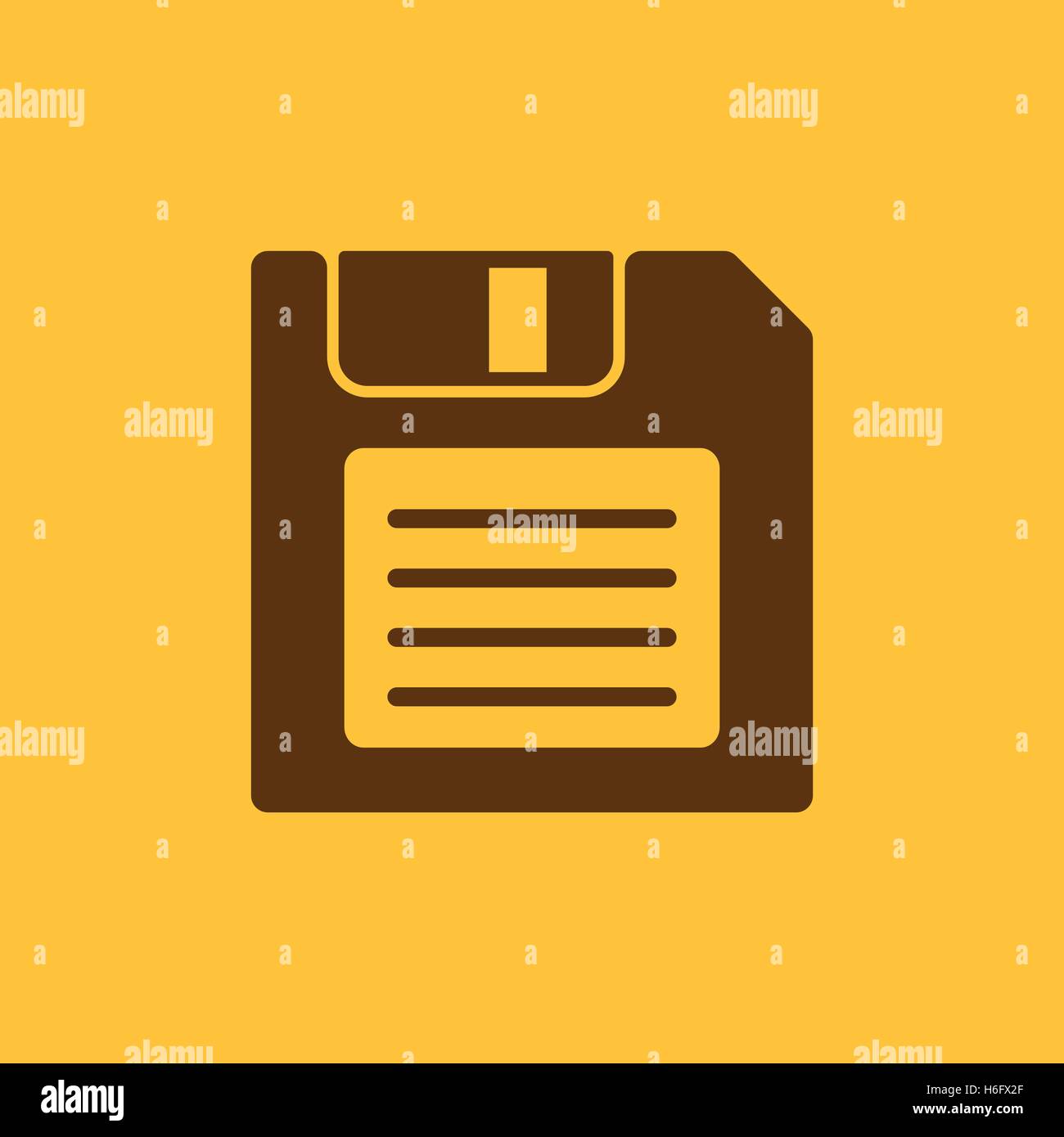 The floppy disk icon. Diskette symbol. Flat Vector illustration Stock ...