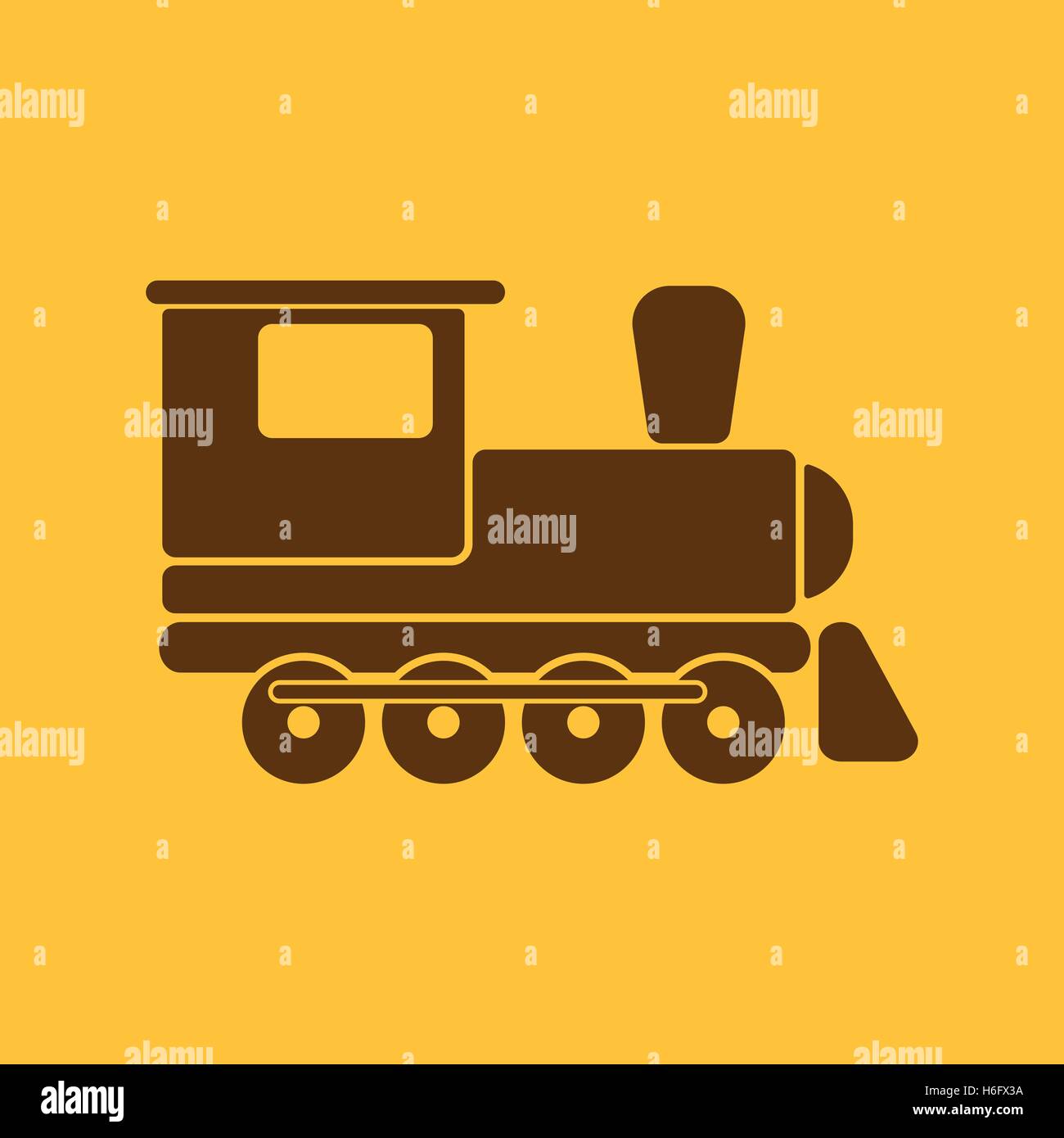 The train icon. Travel symbol. Flat Vector illustration Stock Vector ...
