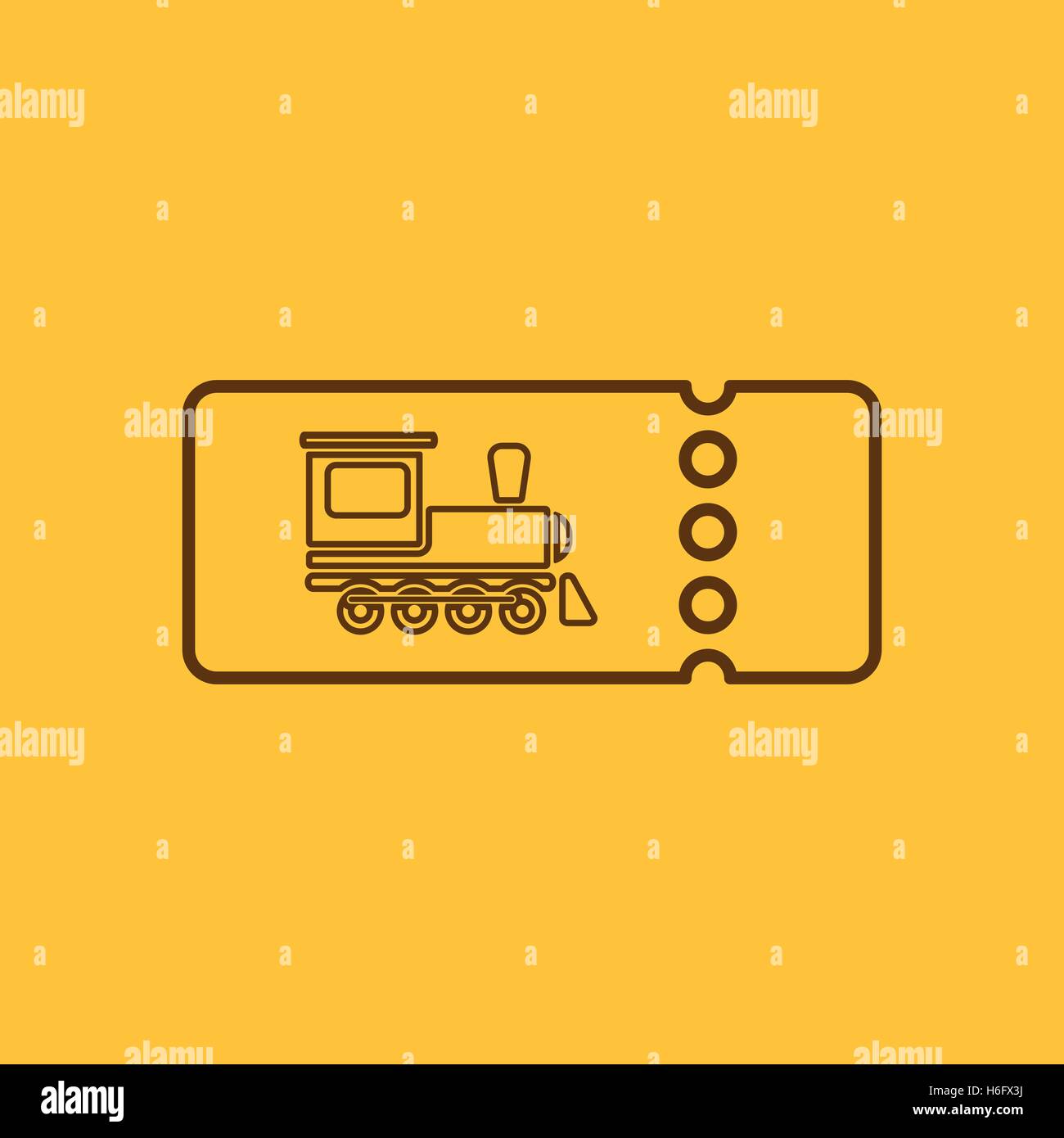Intercity train ticket Stock Vector Images - Alamy