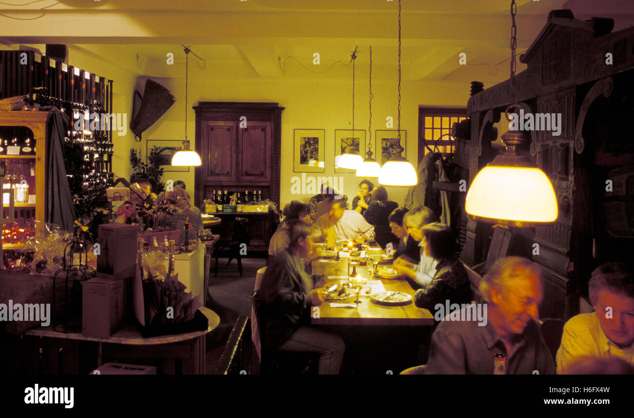 Germany, Trier, wine bar at the Palais Kesselstatt Stock Photo - Alamy