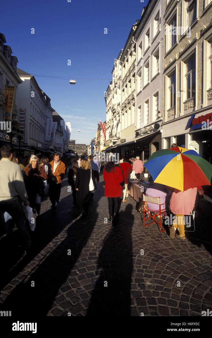 Germany, Trier, Simeonstreet, pedestrian precinct Stock Photo - Alamy