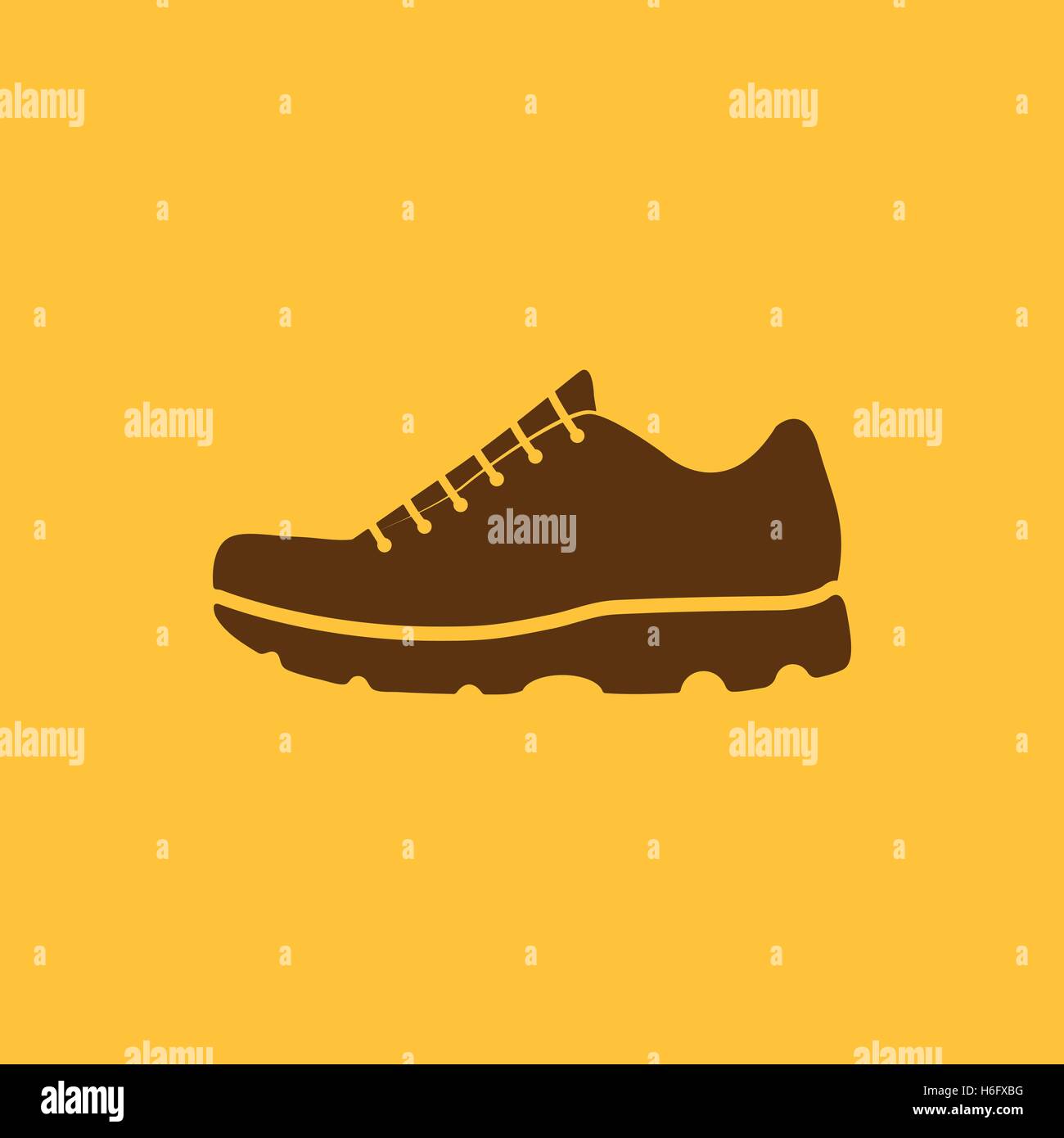 The sneaker icon. Shoes symbol. Flat illustration Stock Vector Image ...