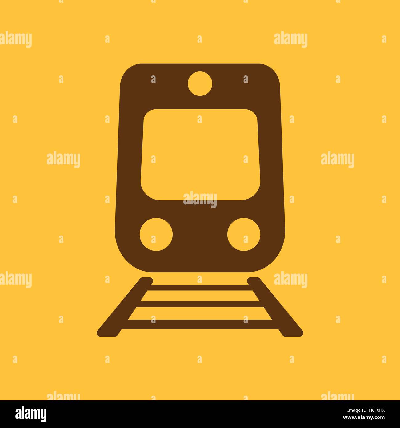 The train icon. Railway symbol. Flat Vector illustration Stock Vector ...