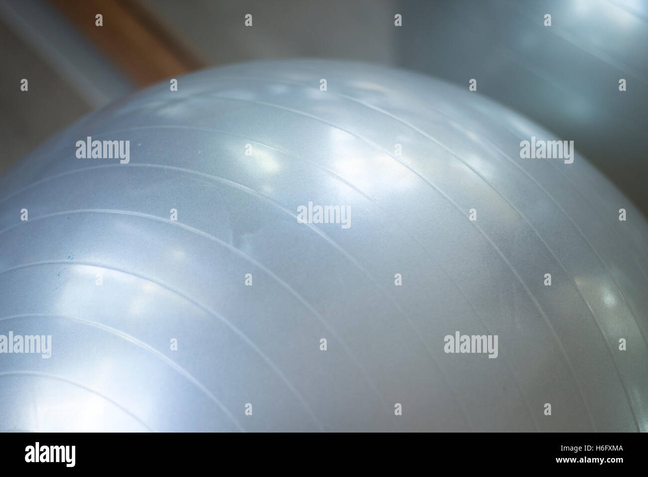 Gym exercise pilates ball in fitness studio Stock Photo - Alamy