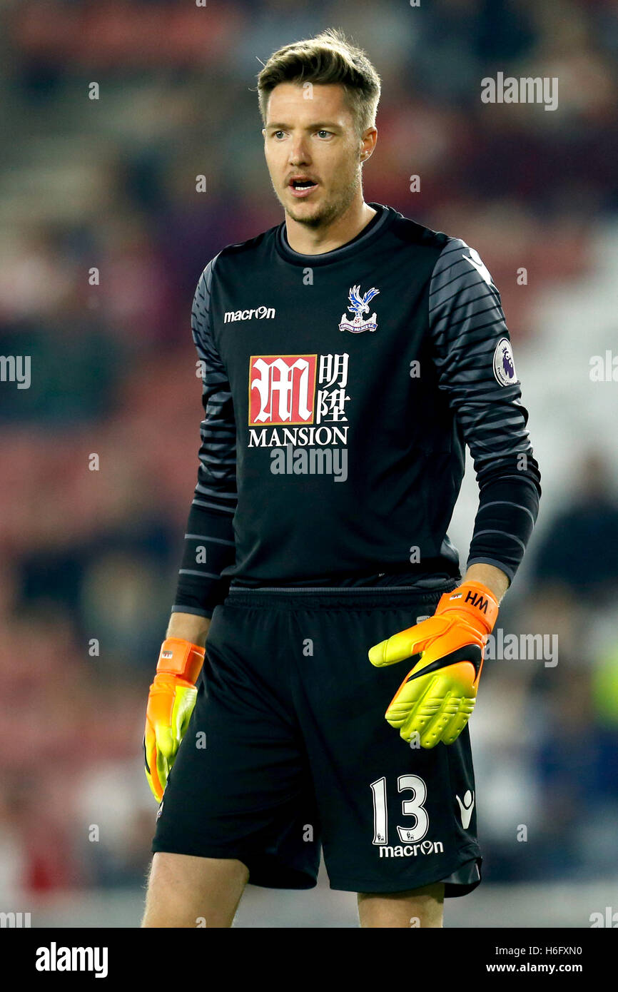 Crystal Palace goalkeeper Wayne Hennessey Stock Photo - Alamy