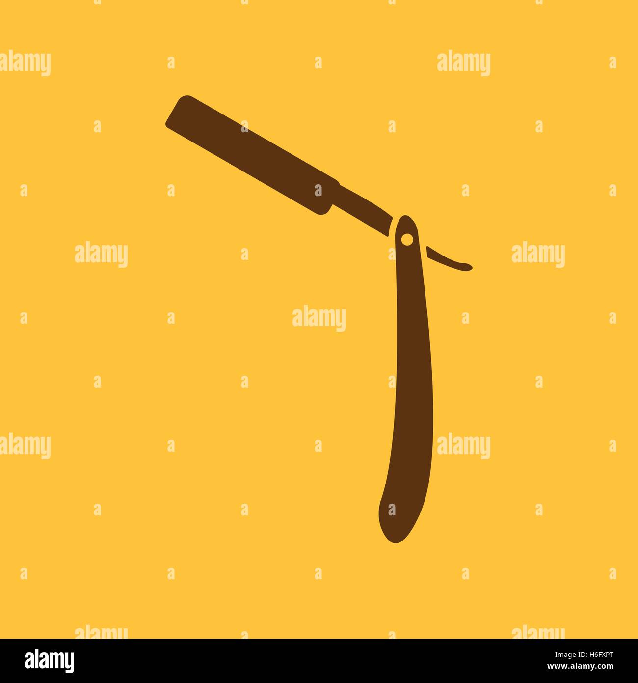 The razor icon. Shaver symbol. Flat Vector illustration Stock Vector ...