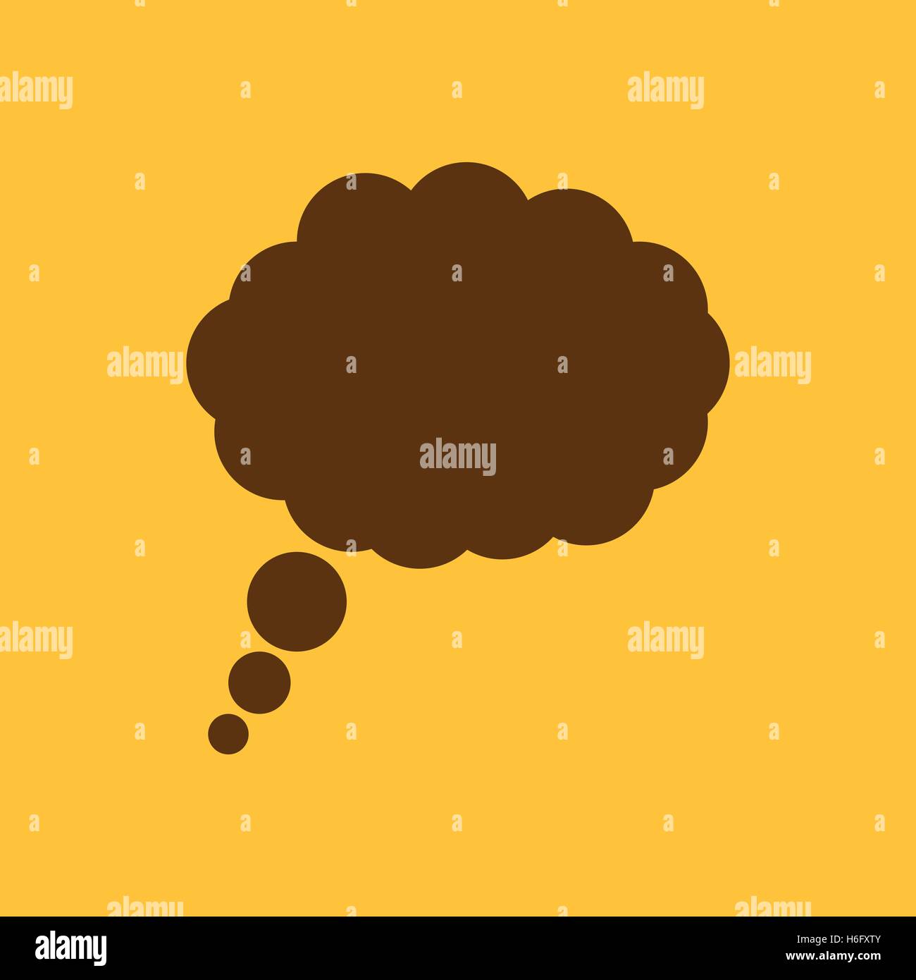 The speech bubble icon. Talk symbol. Flat Vector illustration Stock ...