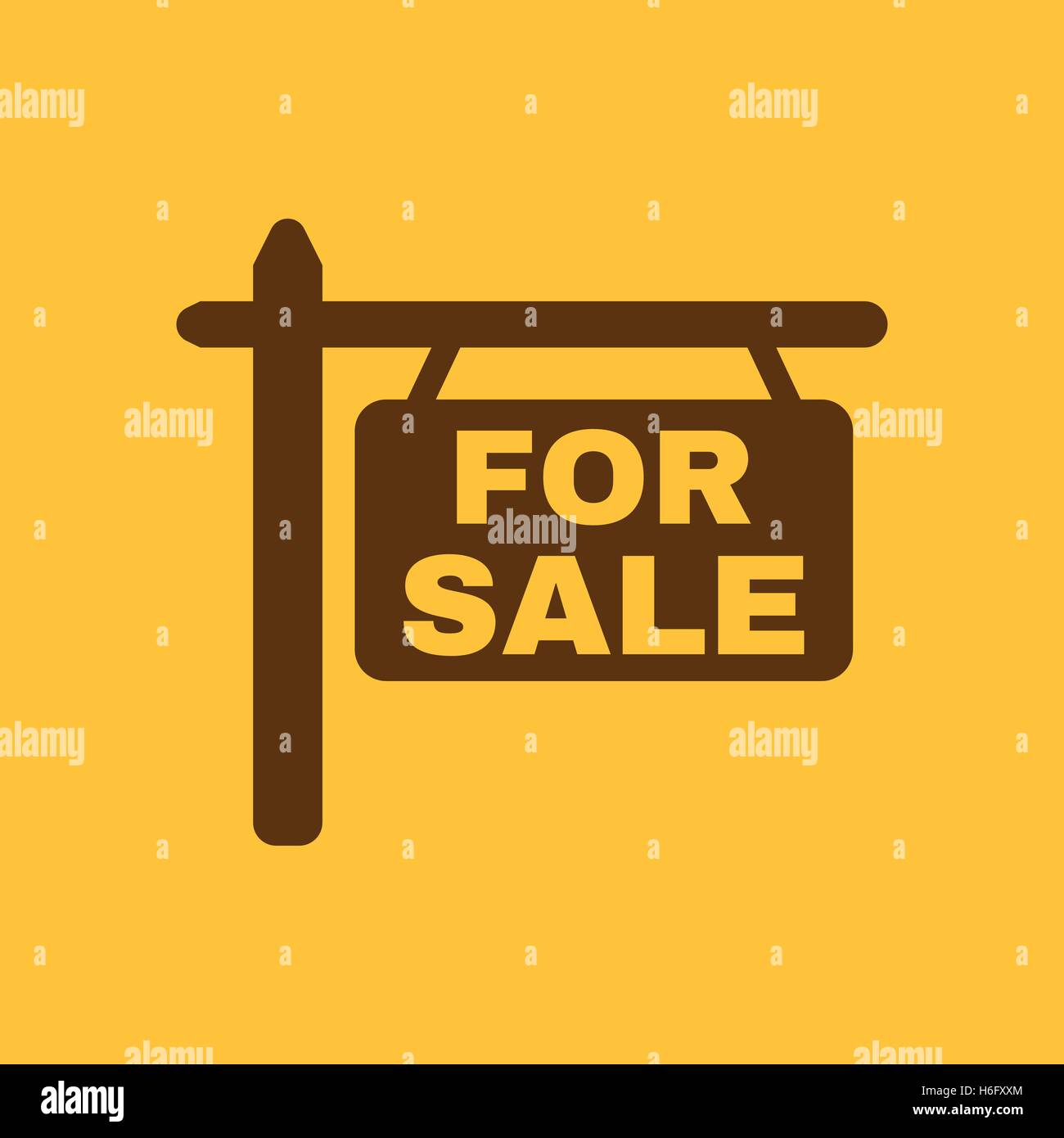 The for sale icon. Sale symbol. Flat Vector illustration. Button Set ...