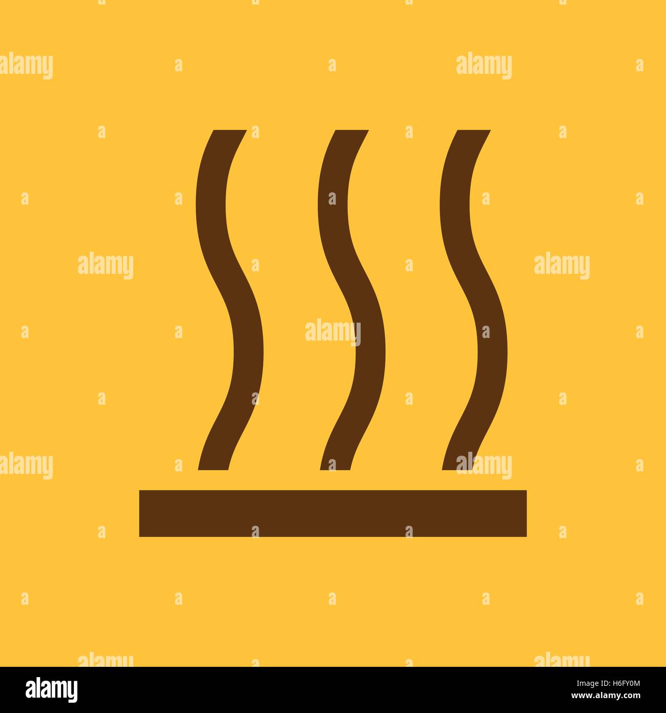 Sign hot beware temperature symbol hi-res stock photography and images ...