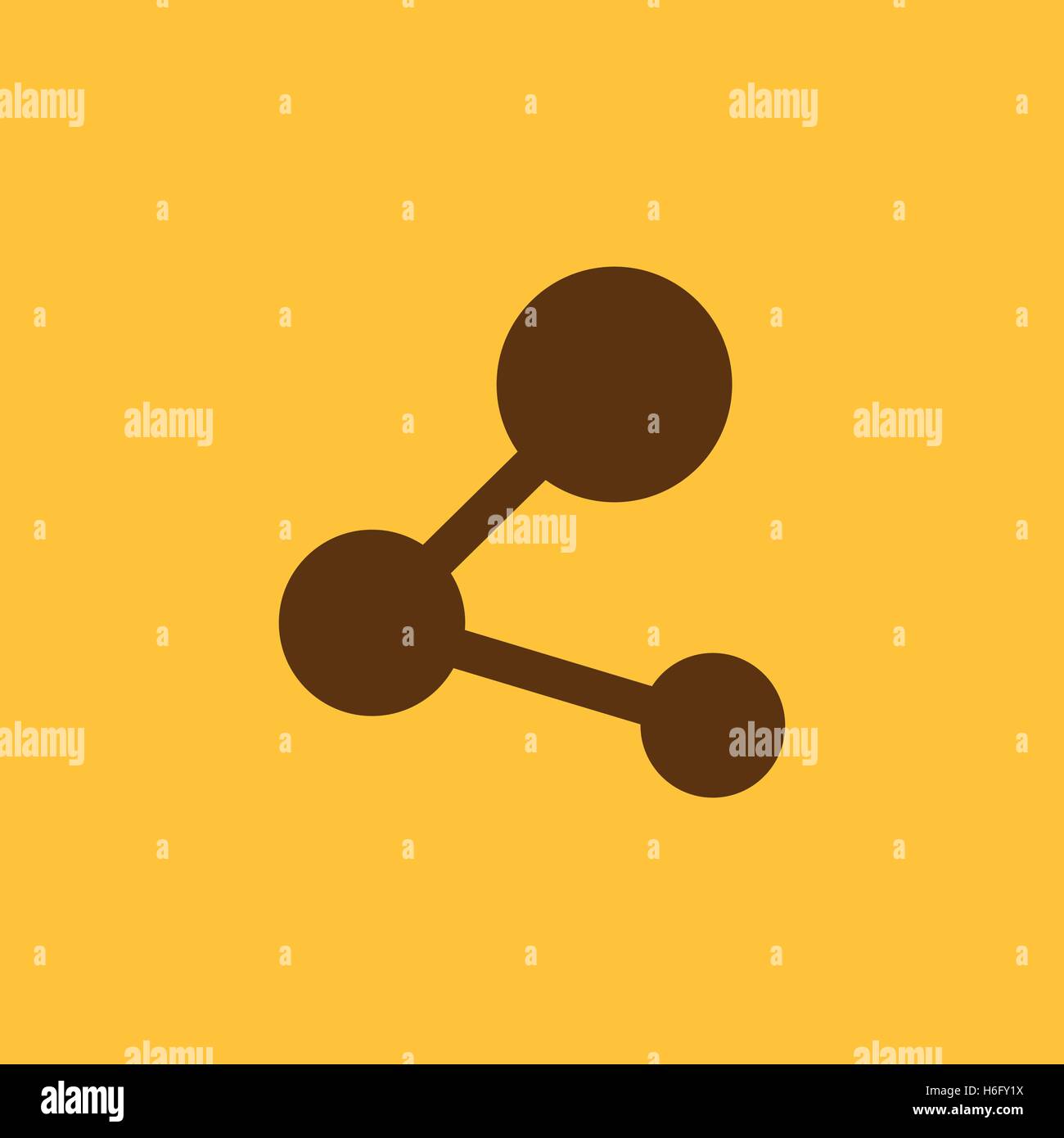 The share icon. Network symbol. Flat Vector illustration Stock Vector ...