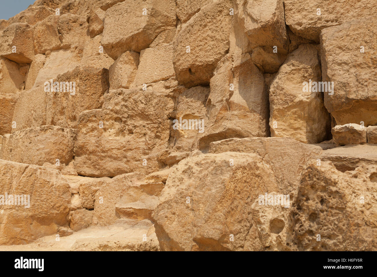 stone details of old egyptian pyramid Stock Photo - Alamy