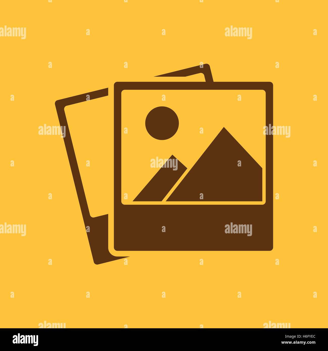 The photo icon. photograph and image, snapshot symbol. Flat Vector ...