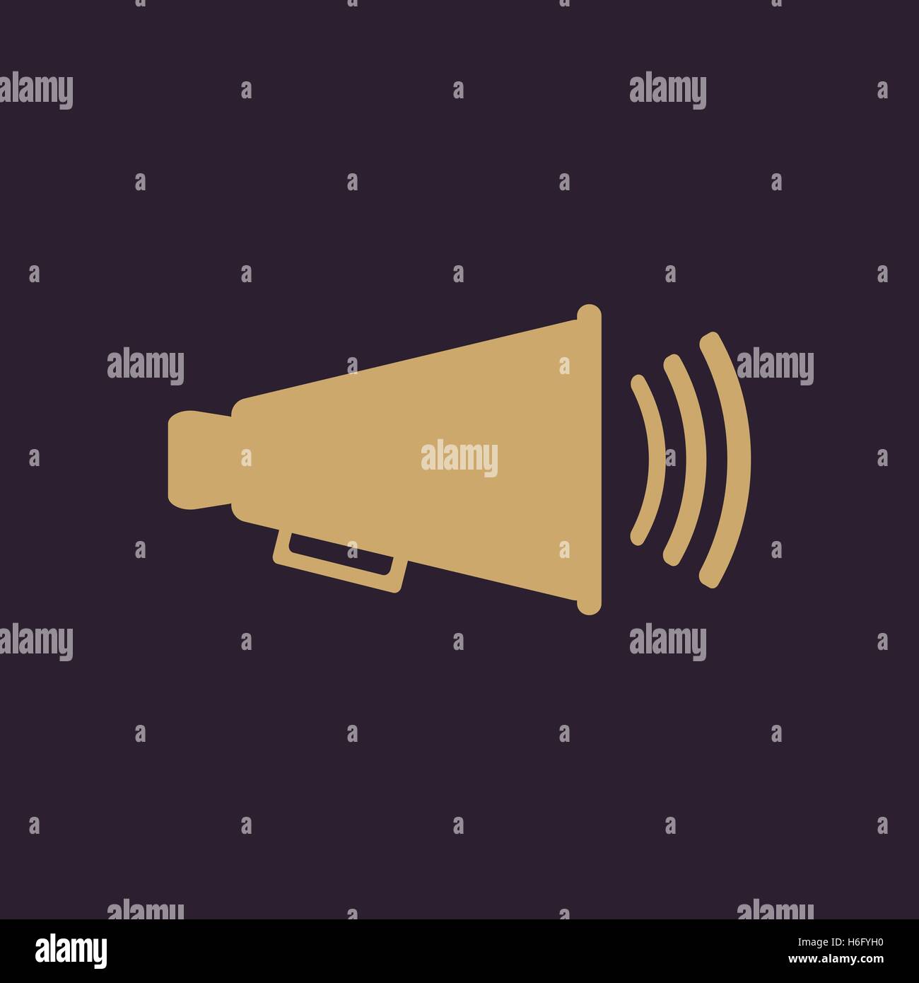 Bullhorn shape Stock Vector Images - Alamy