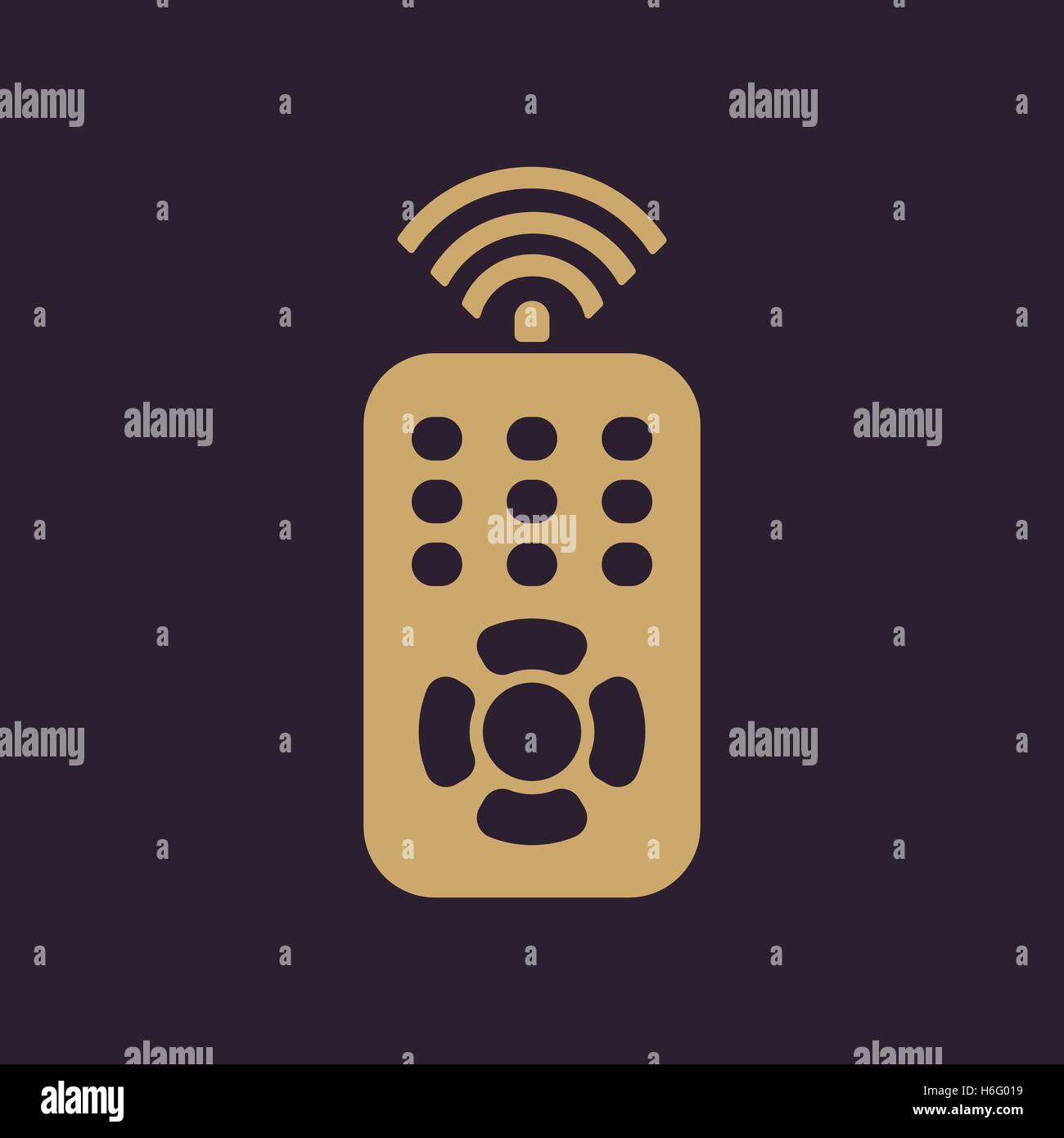 The remote control icon. Remote Control symbol Stock Vector Image & Art ...