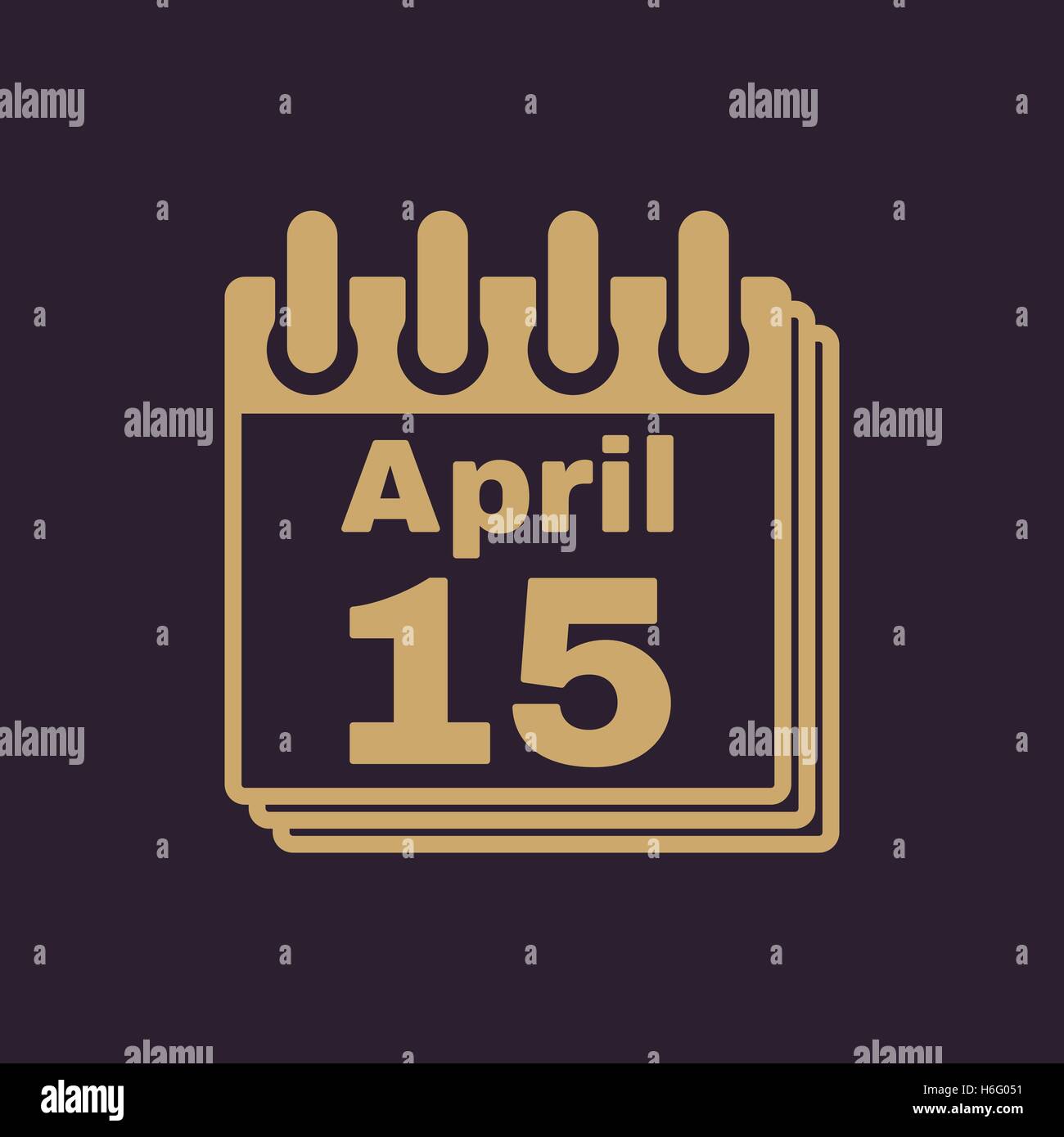 15 april Stock Vector Images - Alamy