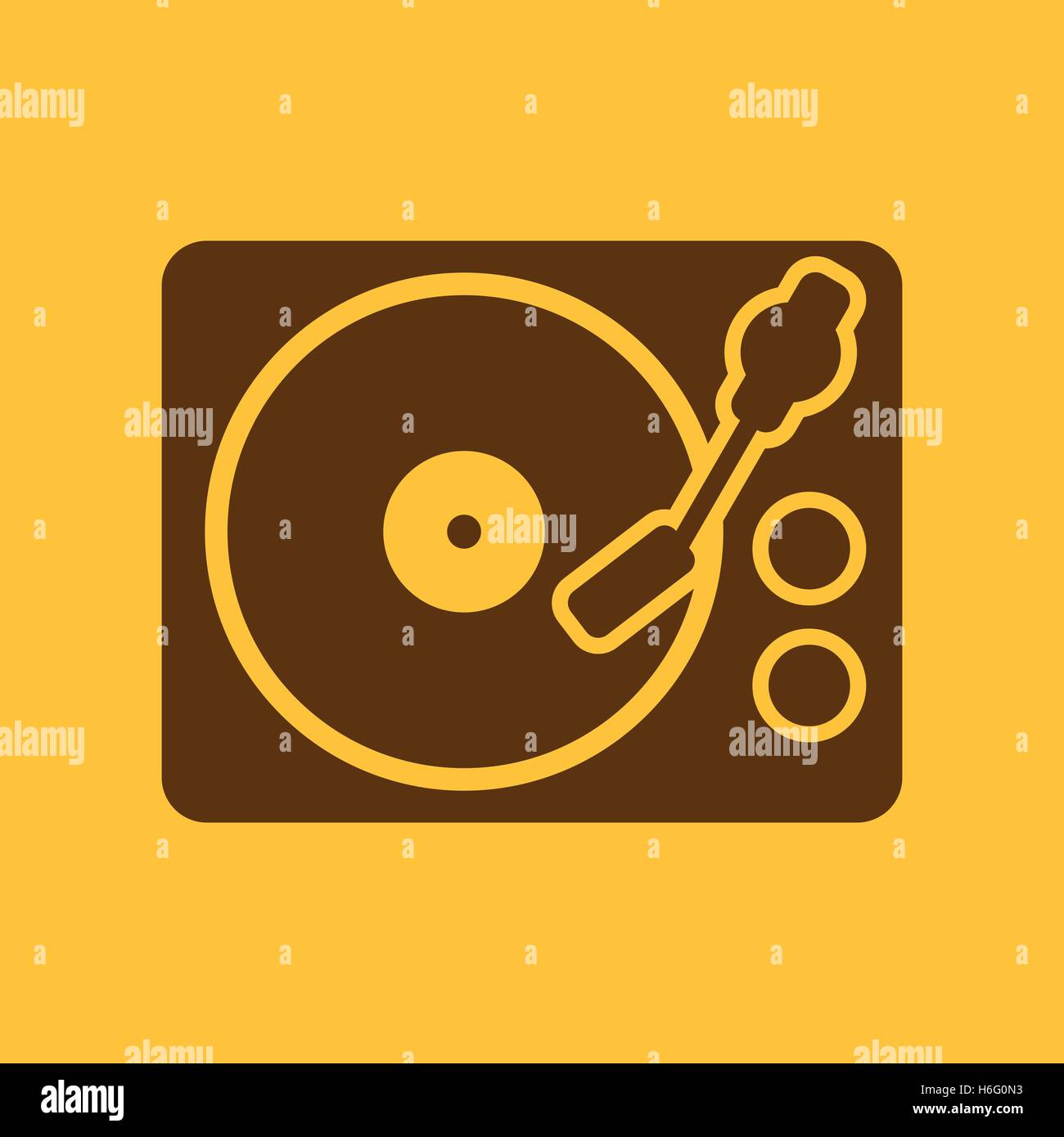 Spinning record Stock Vector Images - Alamy