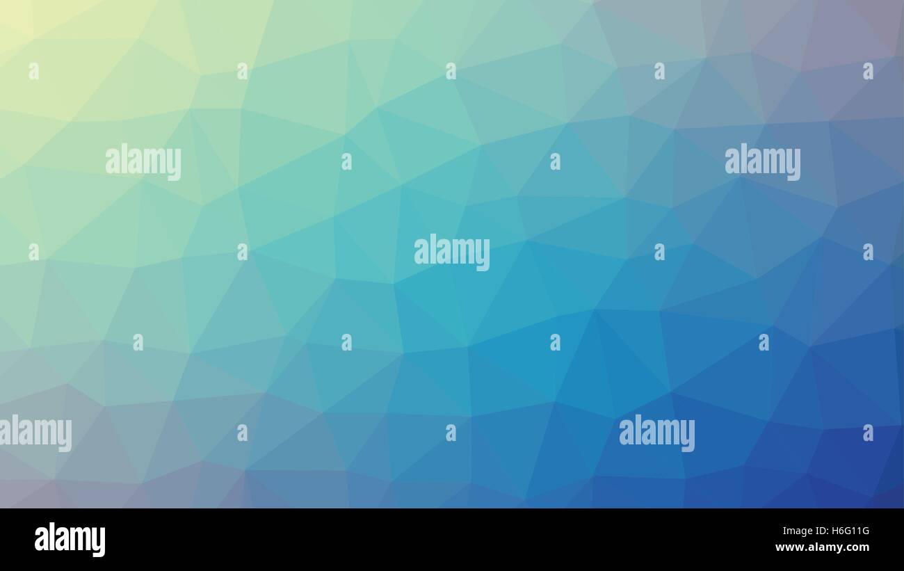 Abstract blue vector gradient lowploly of many triangles background for ...