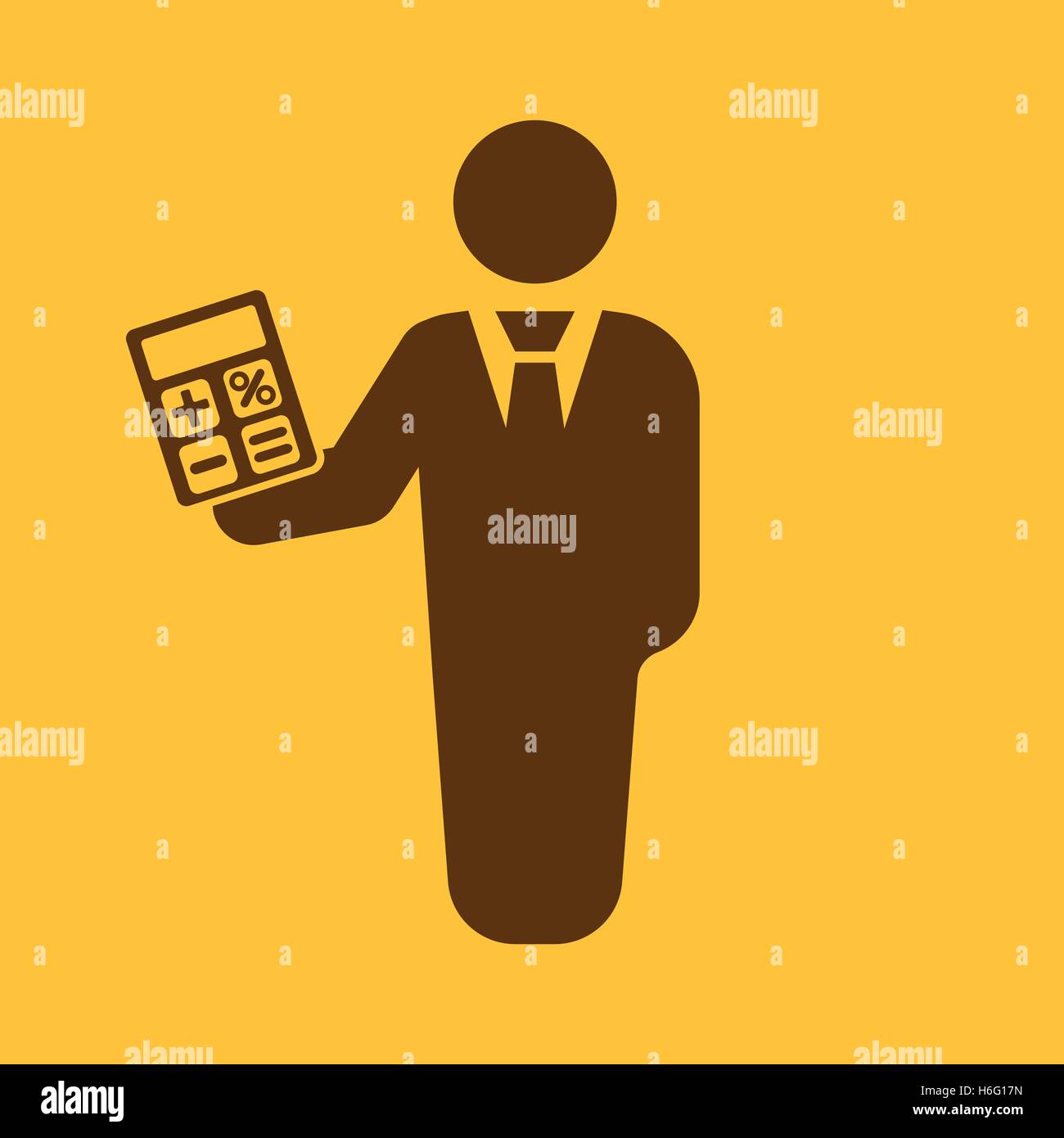 The financier avatar icon. Bank employee and banking, business ...