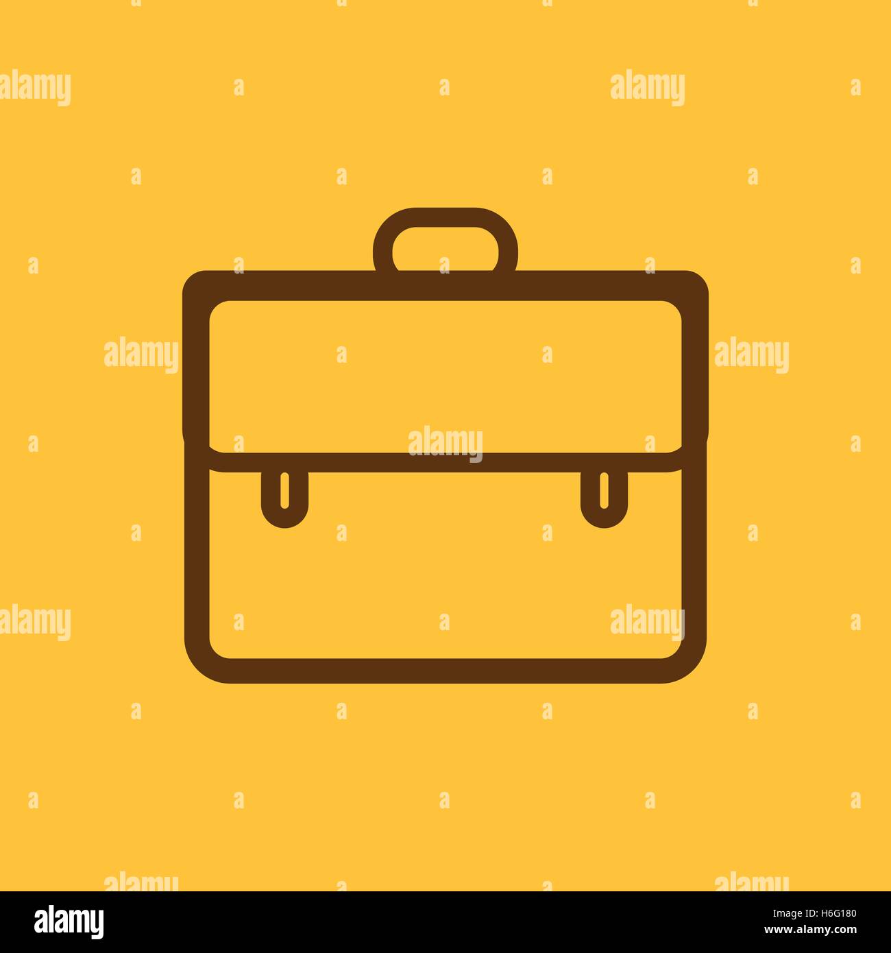 Briefcase icon, vector illustration. Flat design style Stock Vector ...