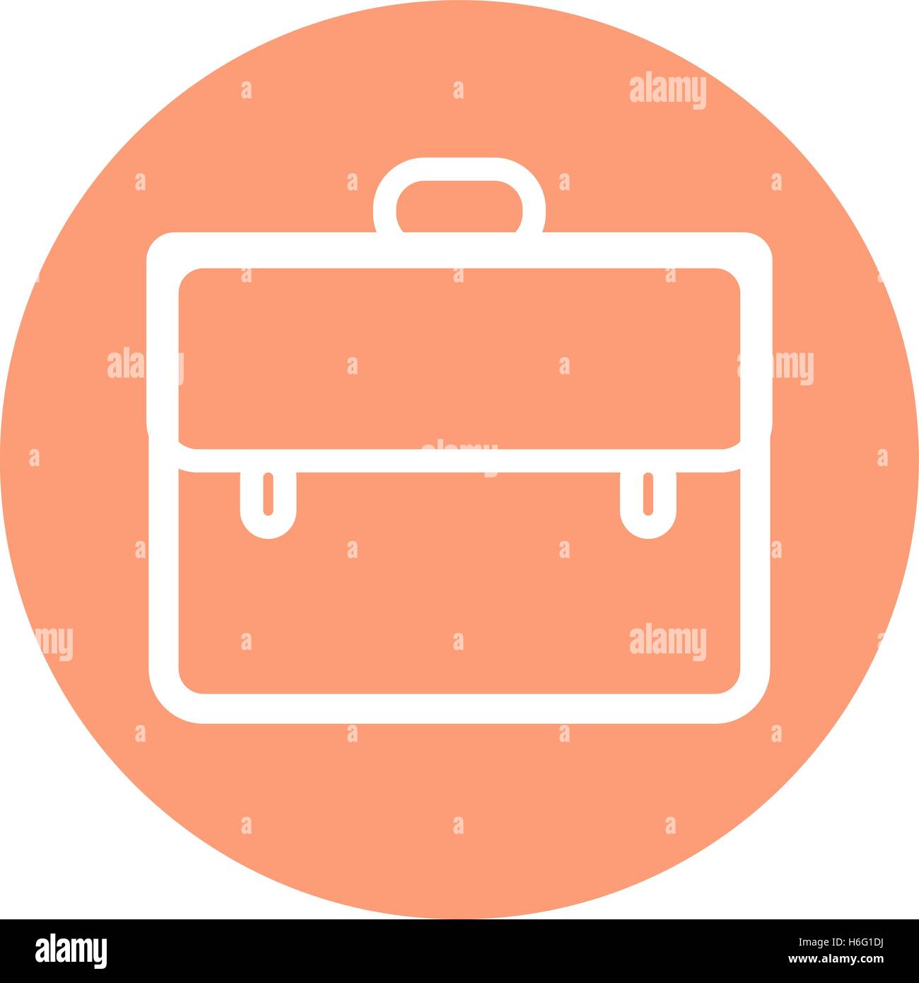 Briefcase icon, vector illustration. Flat design style Stock Vector ...