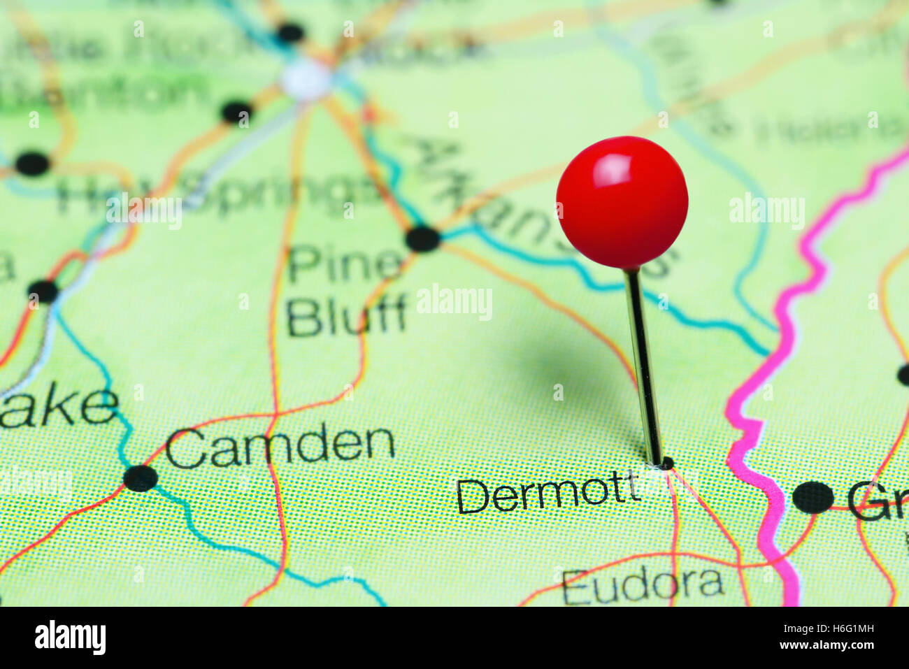 Political map arkansas hi-res stock photography and images - Alamy