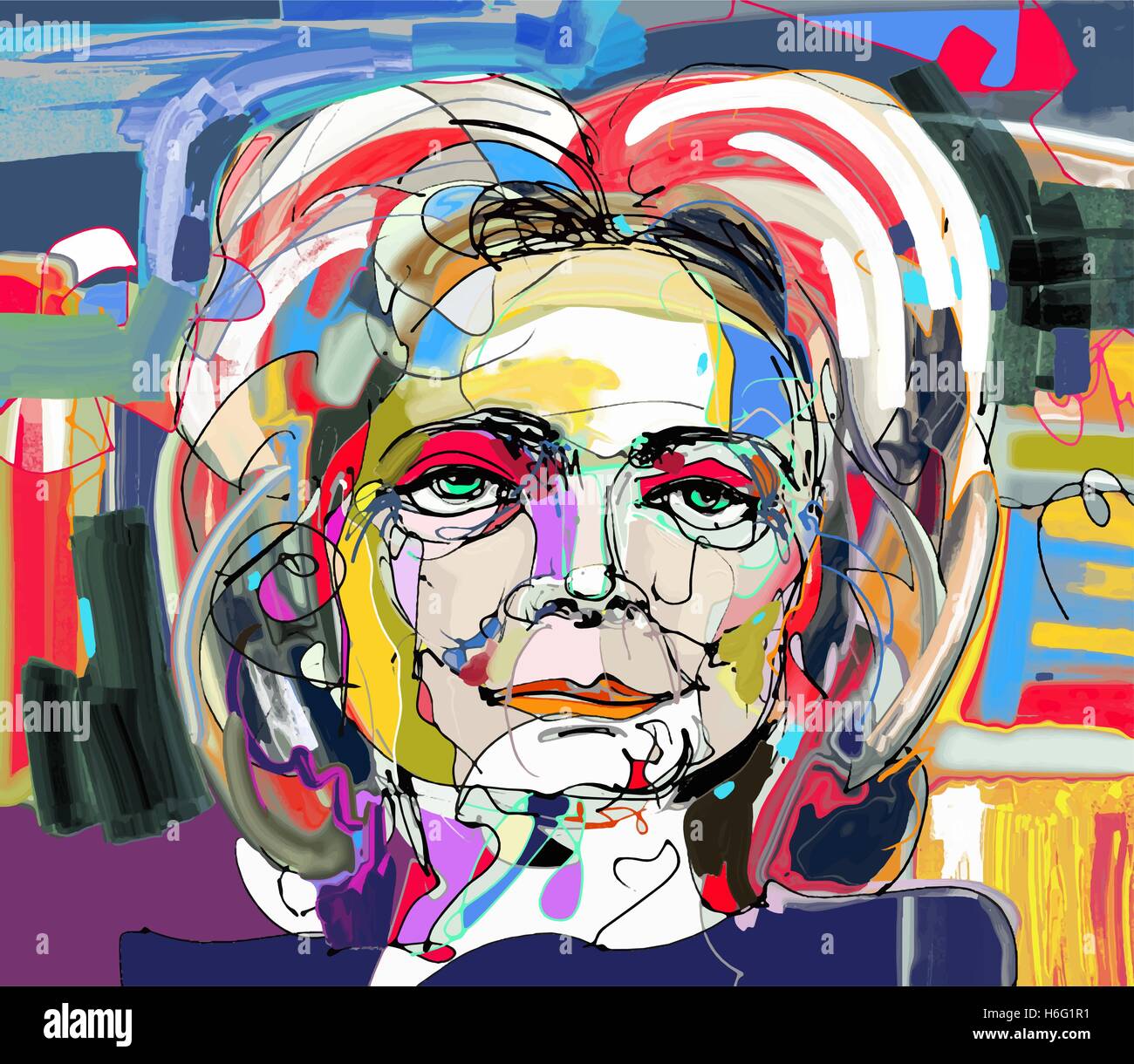 Human expressionism Stock Vector Images - Alamy