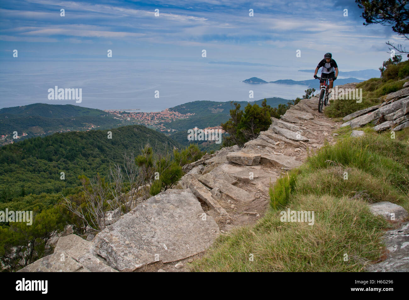Elba Island, hiking and mountain biking on the trails of Mount Perone ...