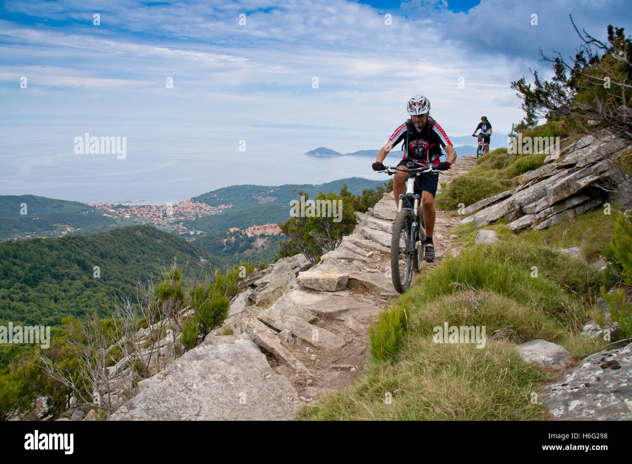 Elba Island, hiking and mountain biking on the trails of Mount Perone ...