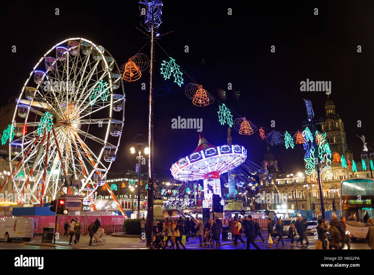 Glasgow christmas market hi-res stock photography and images - Alamy