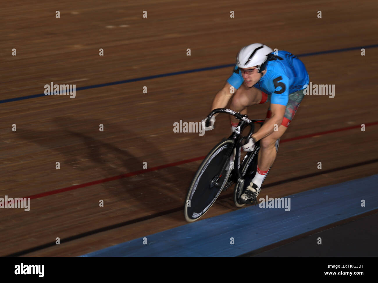 Great Britain's Matthew Rotherham competes in the 200m Flying time ...