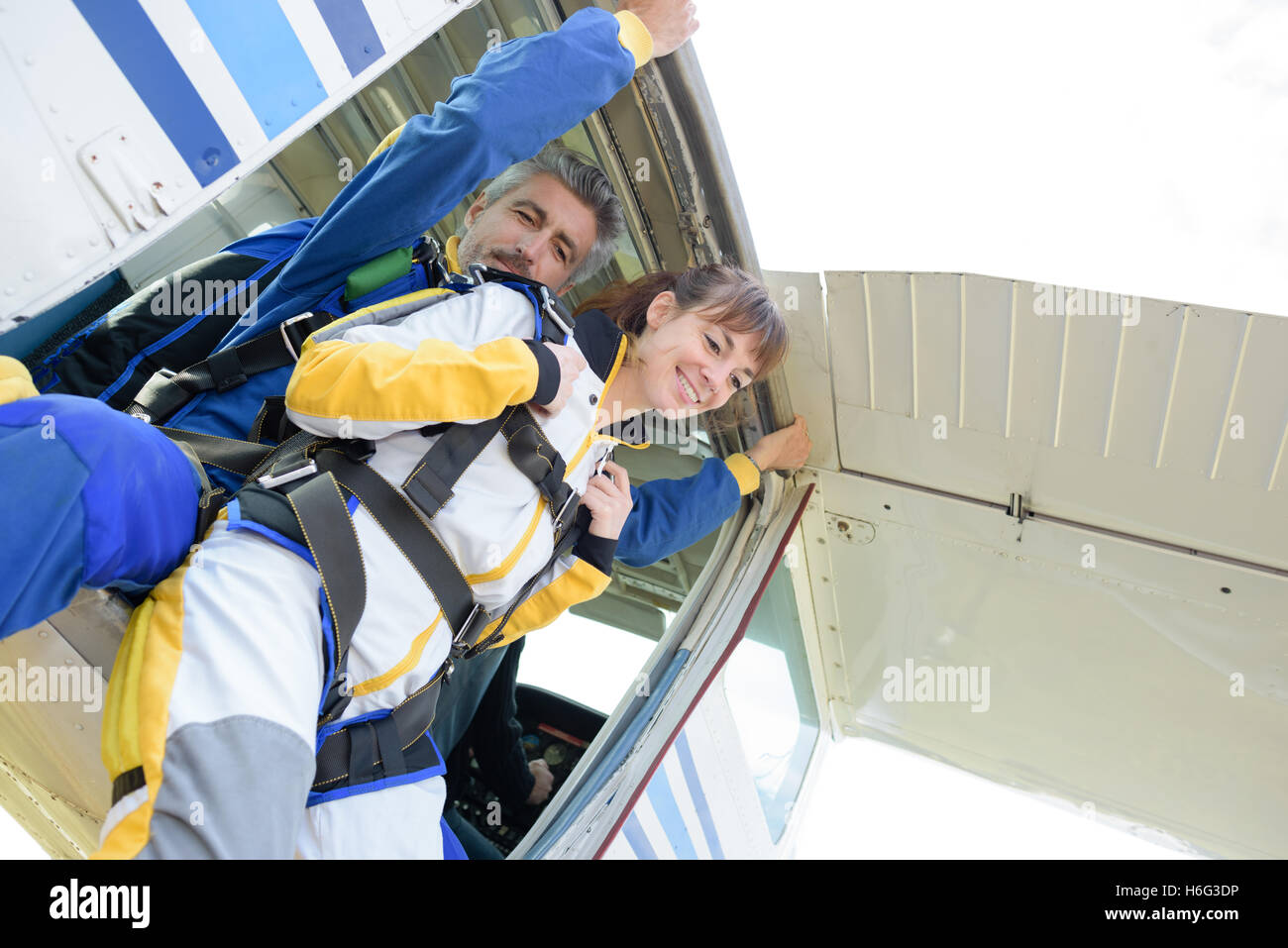skydiver ready to jump Stock Photo - Alamy