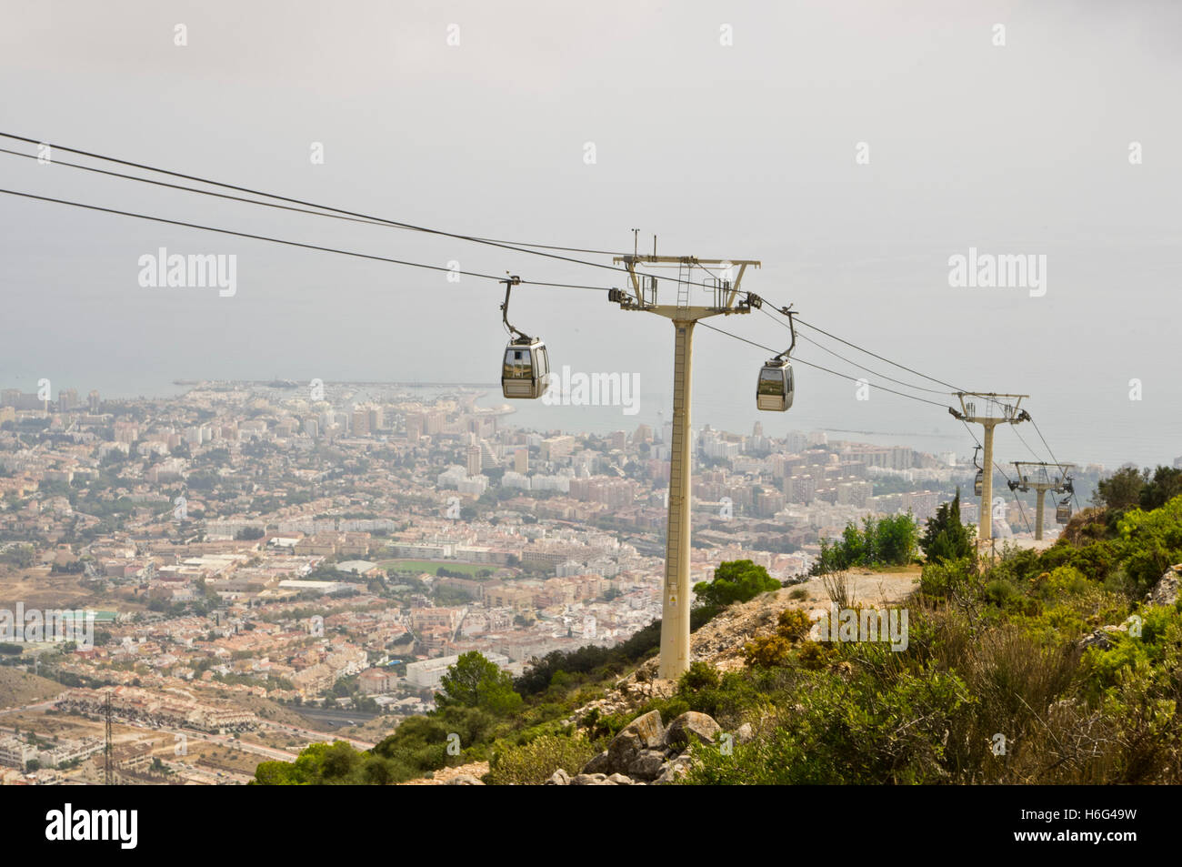 Teleferico de Benalmadena, Spain Stock Photo - Alamy