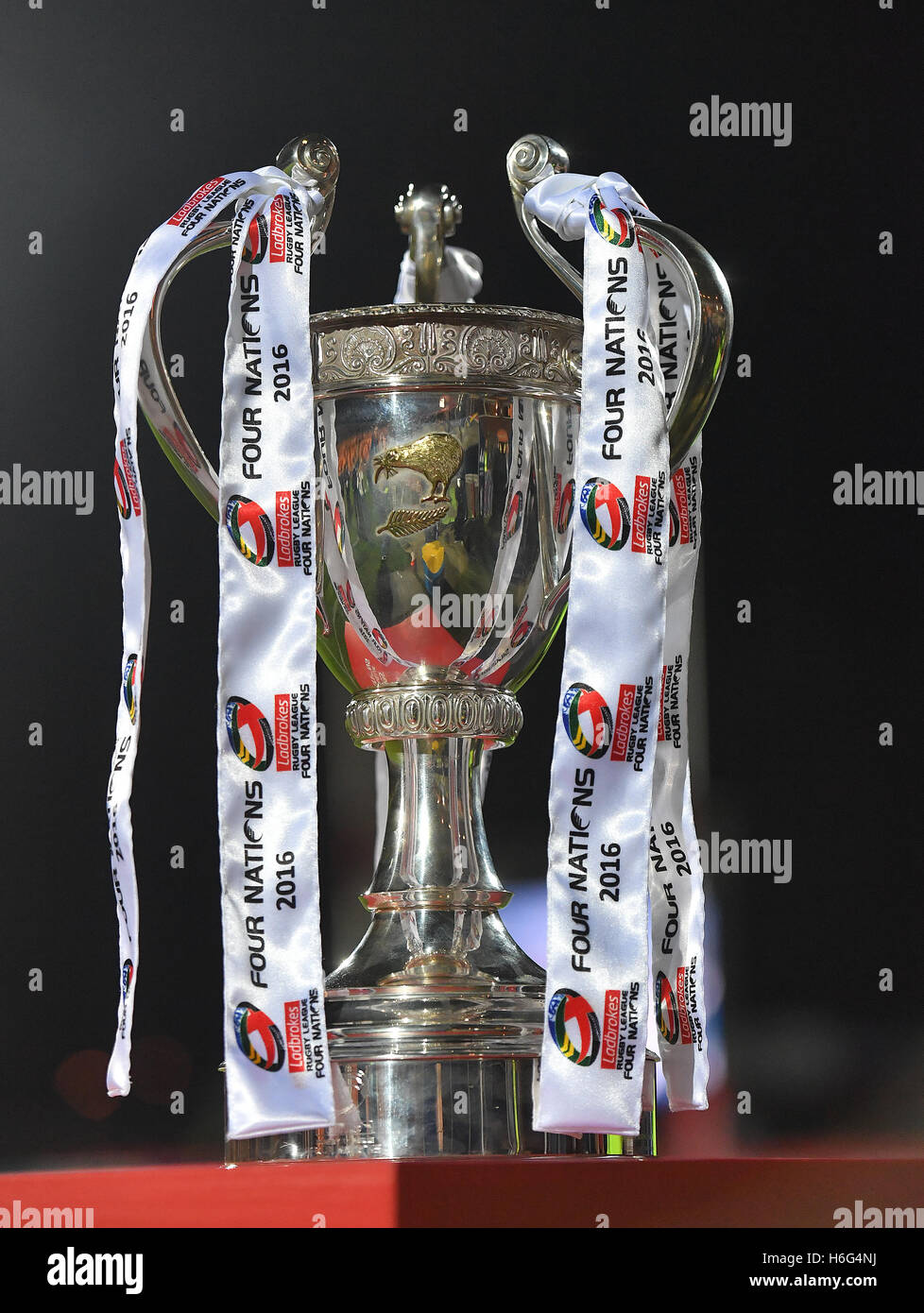 The Four Nations Trophy before the Ladbrokes Four Nations match at the ...