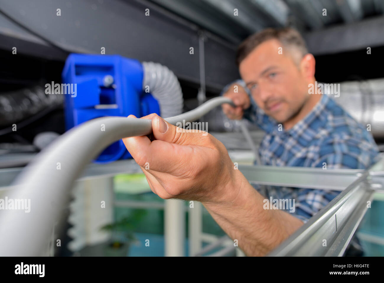 measuring a tube Stock Photo - Alamy