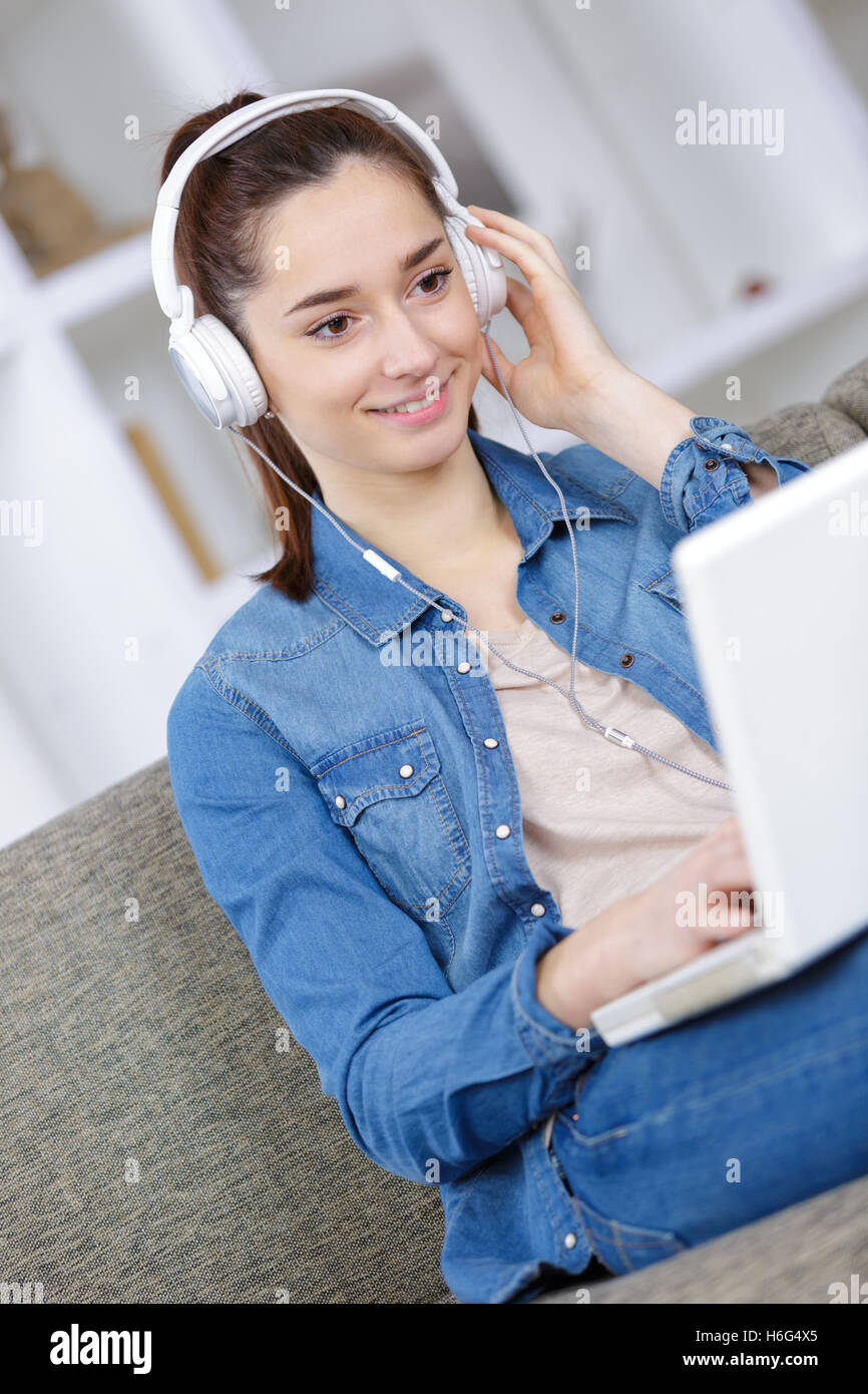 browsing the computer Stock Photo - Alamy