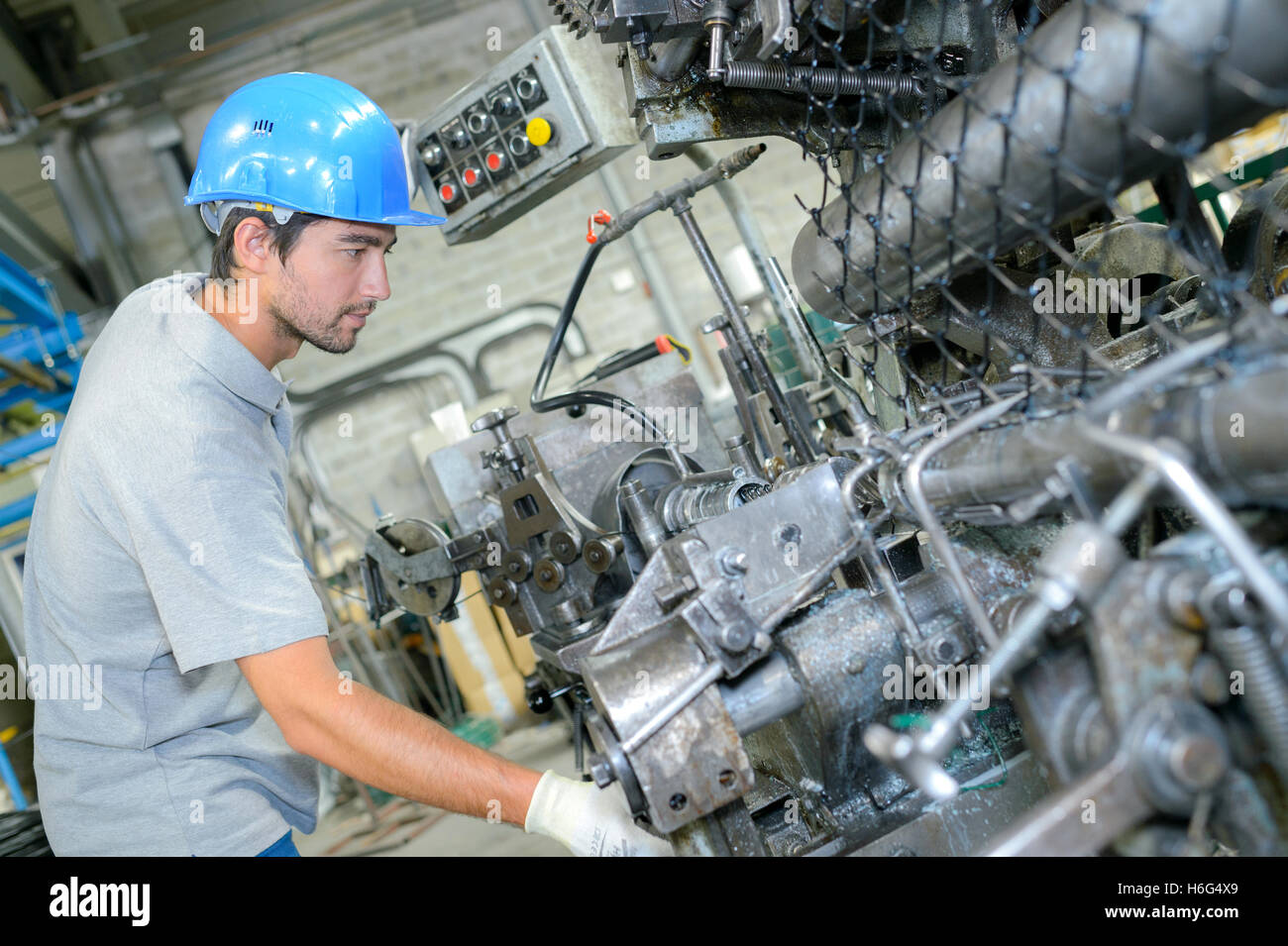 machinist at work Stock Photo - Alamy